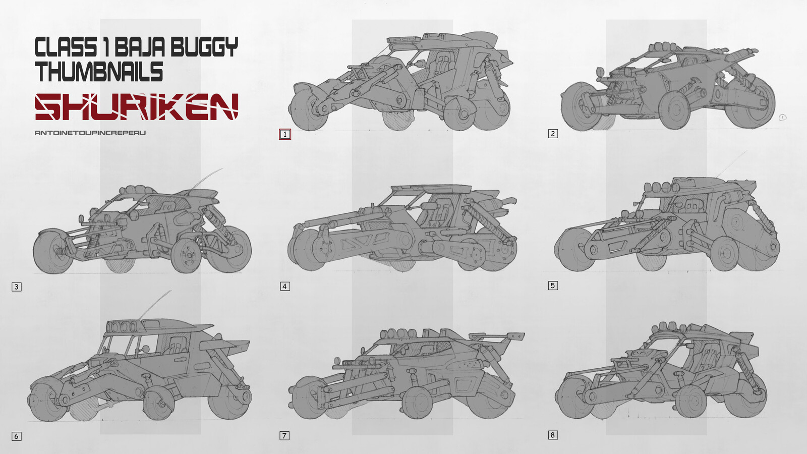 Antoine Toupin Crépeau - Class 1 Baja Buggy Prototype: The Shuriken