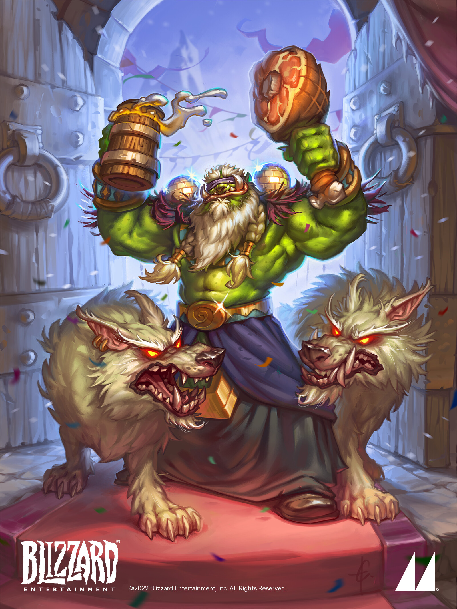 Mooncolony - Hearthstone Hero Skin | Disco Drek'thar