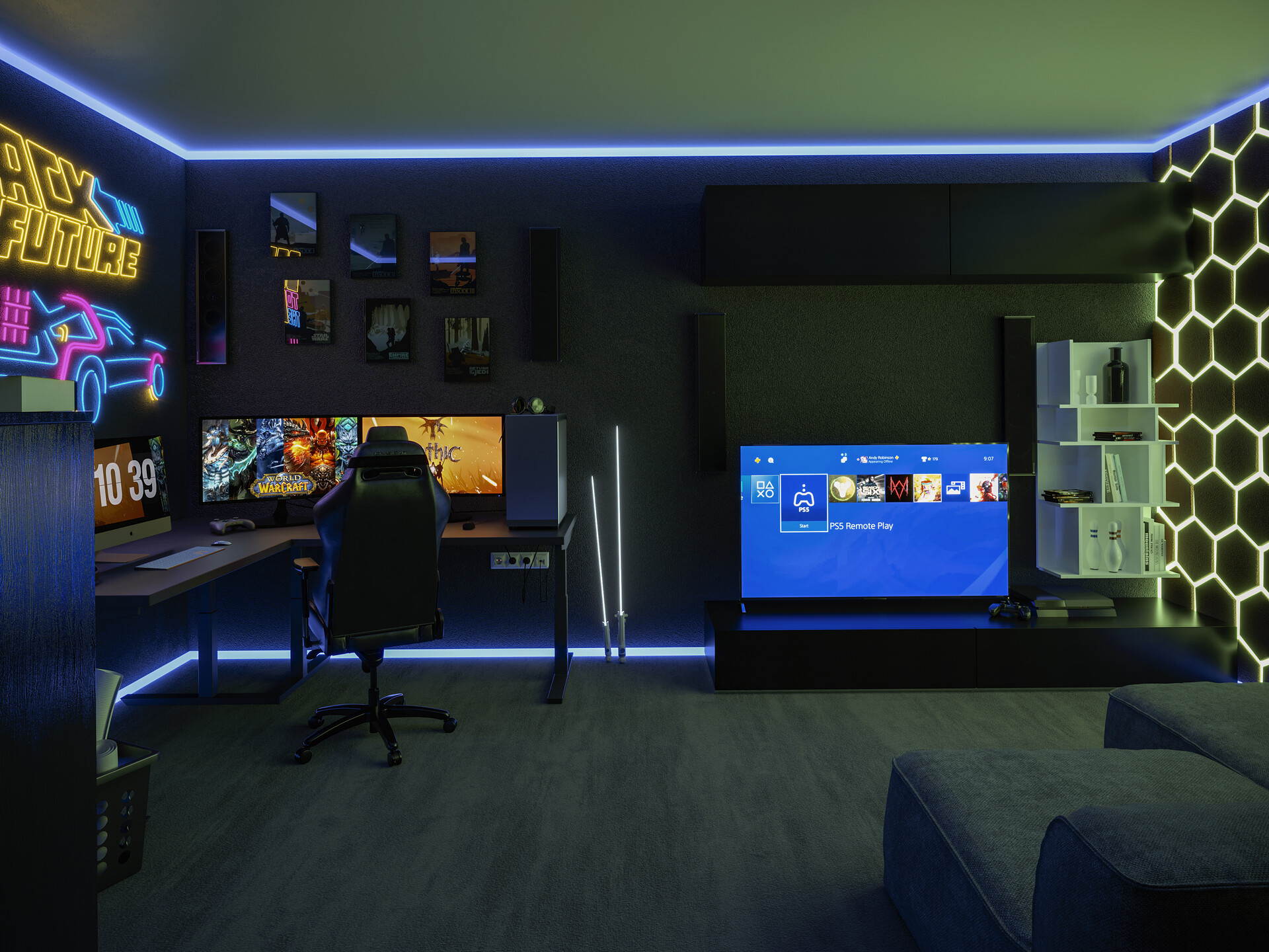 ArtStation - Gamer`s room