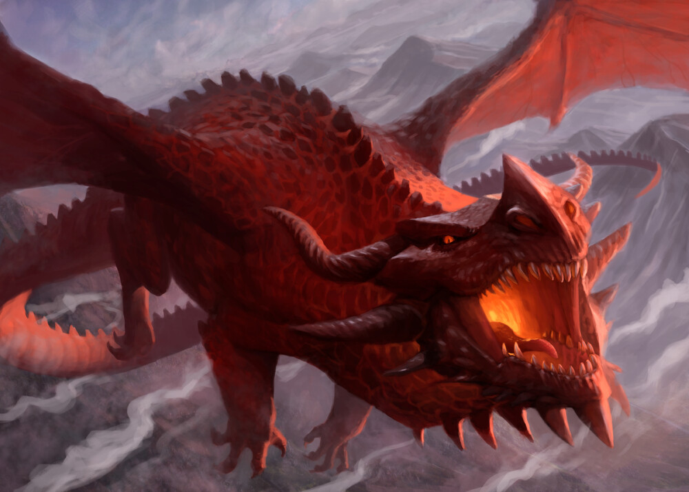 ArtStation - Red Dragon