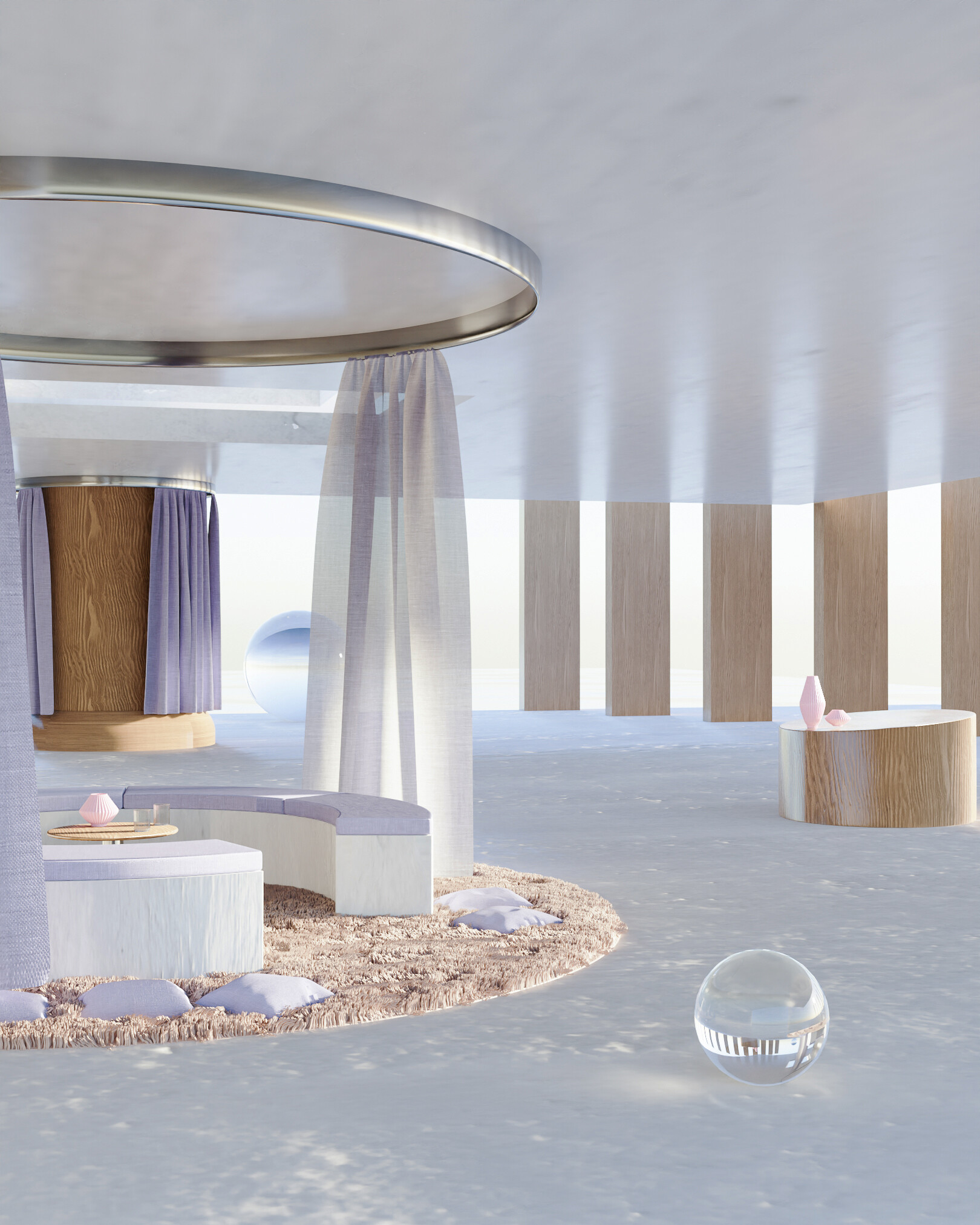 ArtStation - Surreal Interior "Periwinkle"