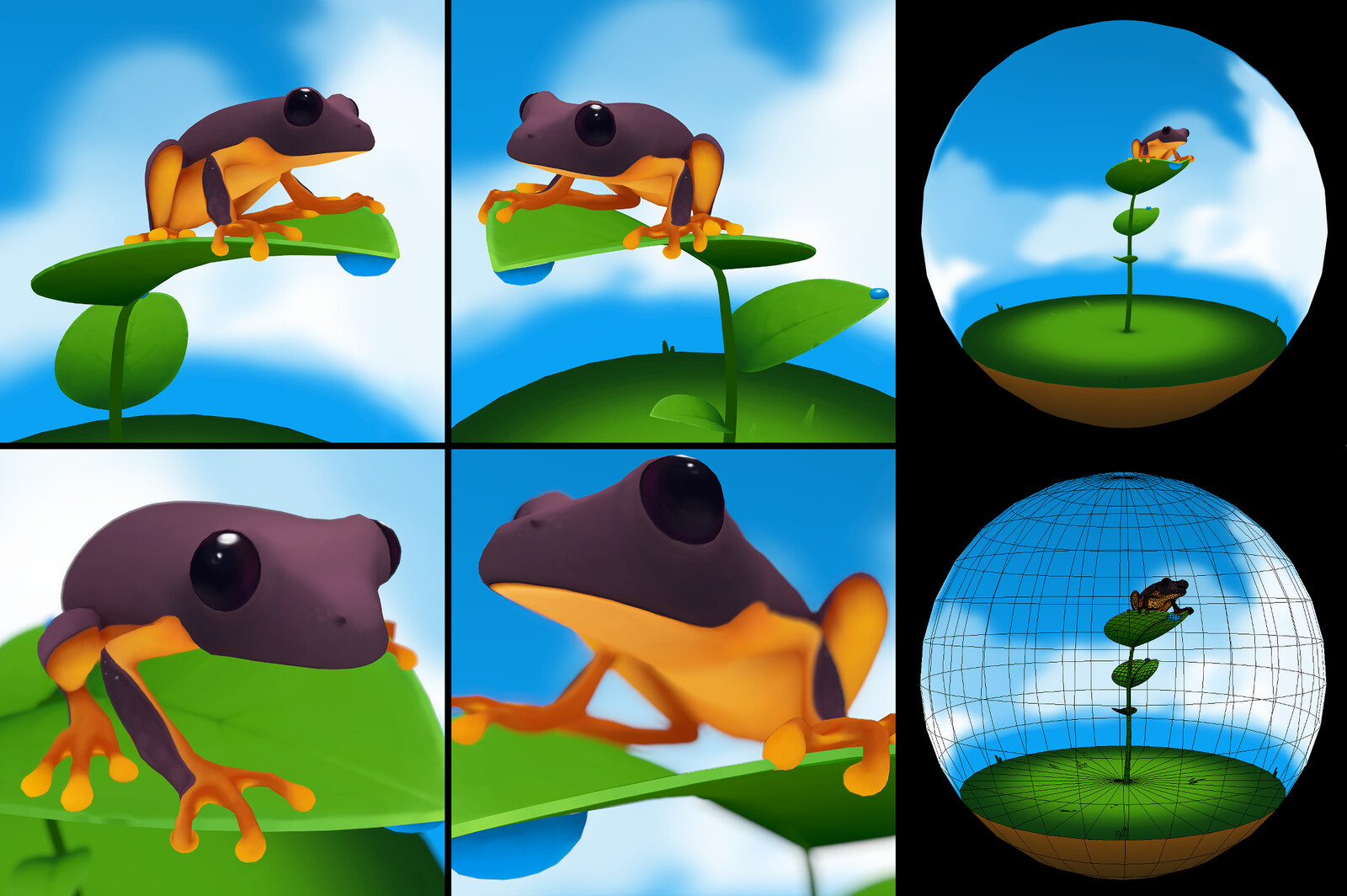 Lucas Chang - Frog on a leaf