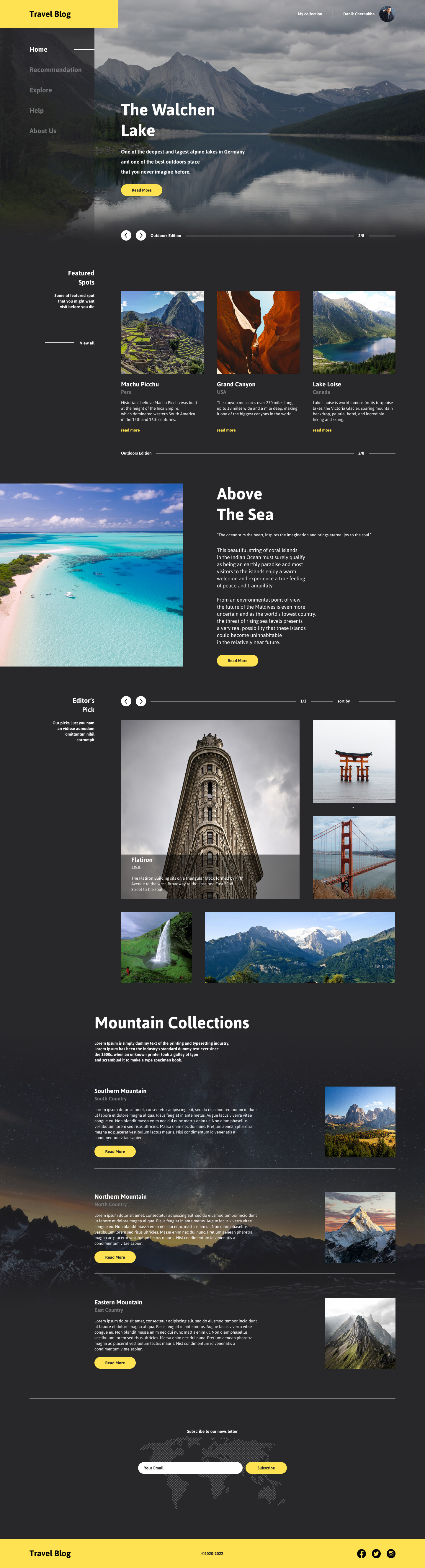 ArtStation - Travel Blog