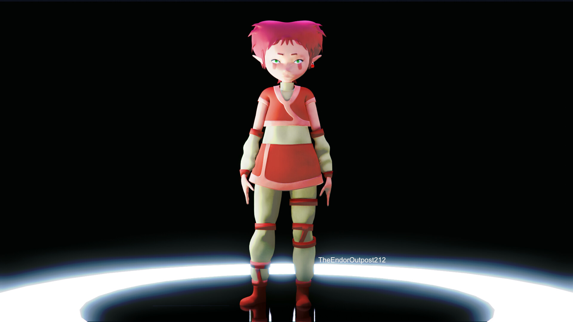 ArtStation - Code Lyoko: Aelita 3D Model June 2022