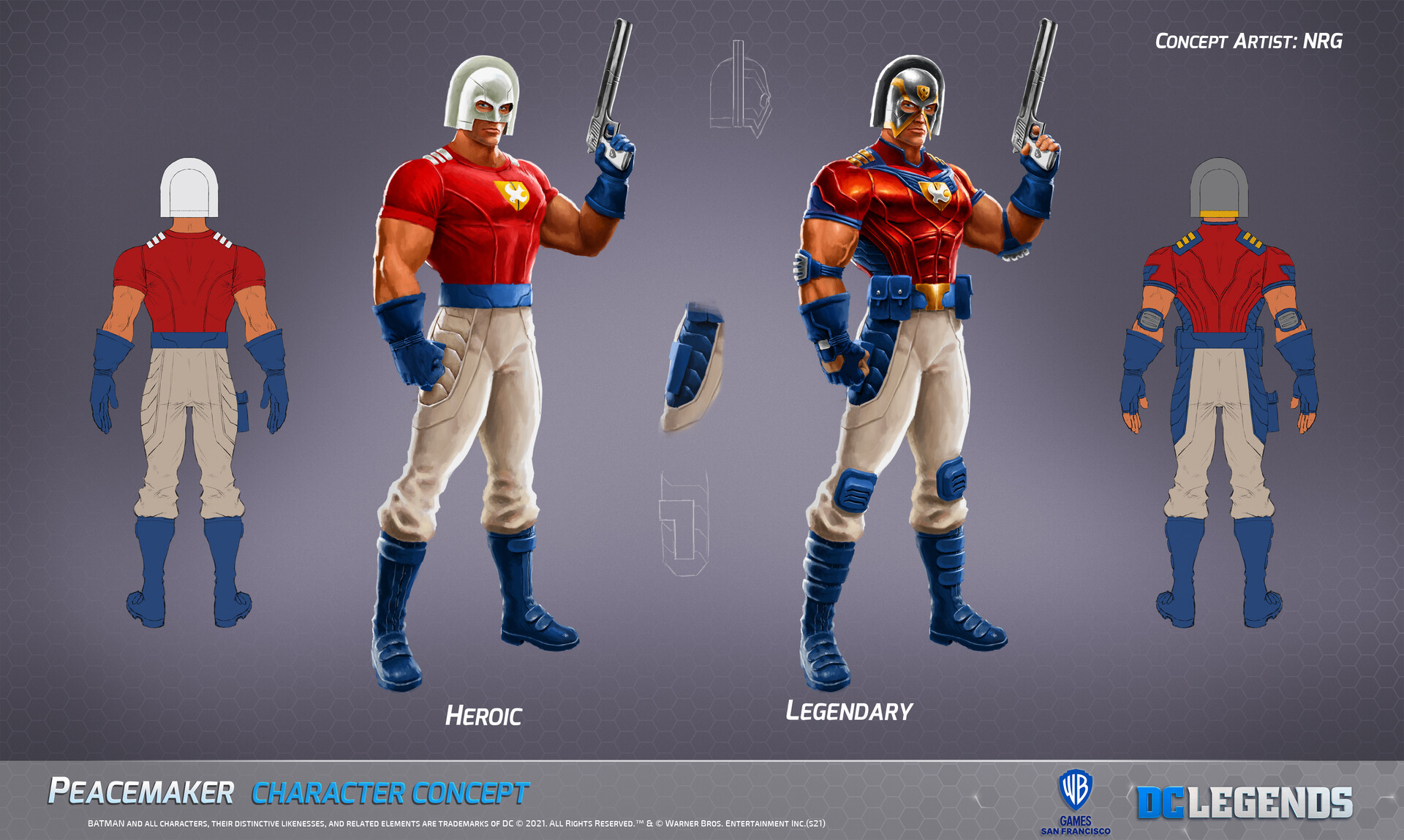 The NRG - DC Legends Peacemaker concept art by NRG