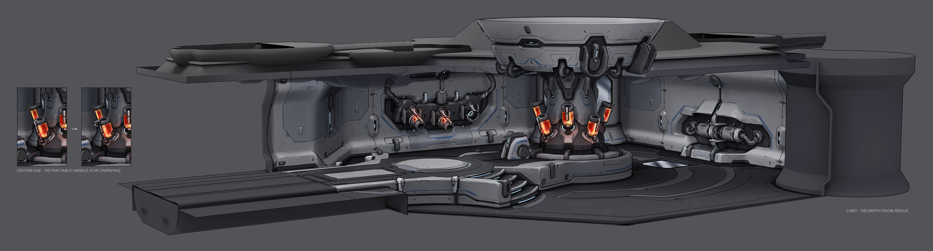 Studio Qube - Warframe - Helminth Room