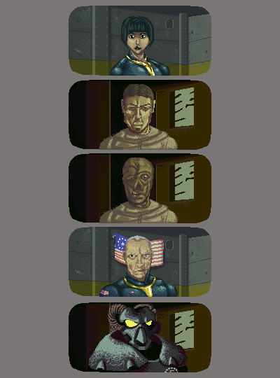 ArtStation - Fallout inspired talking head