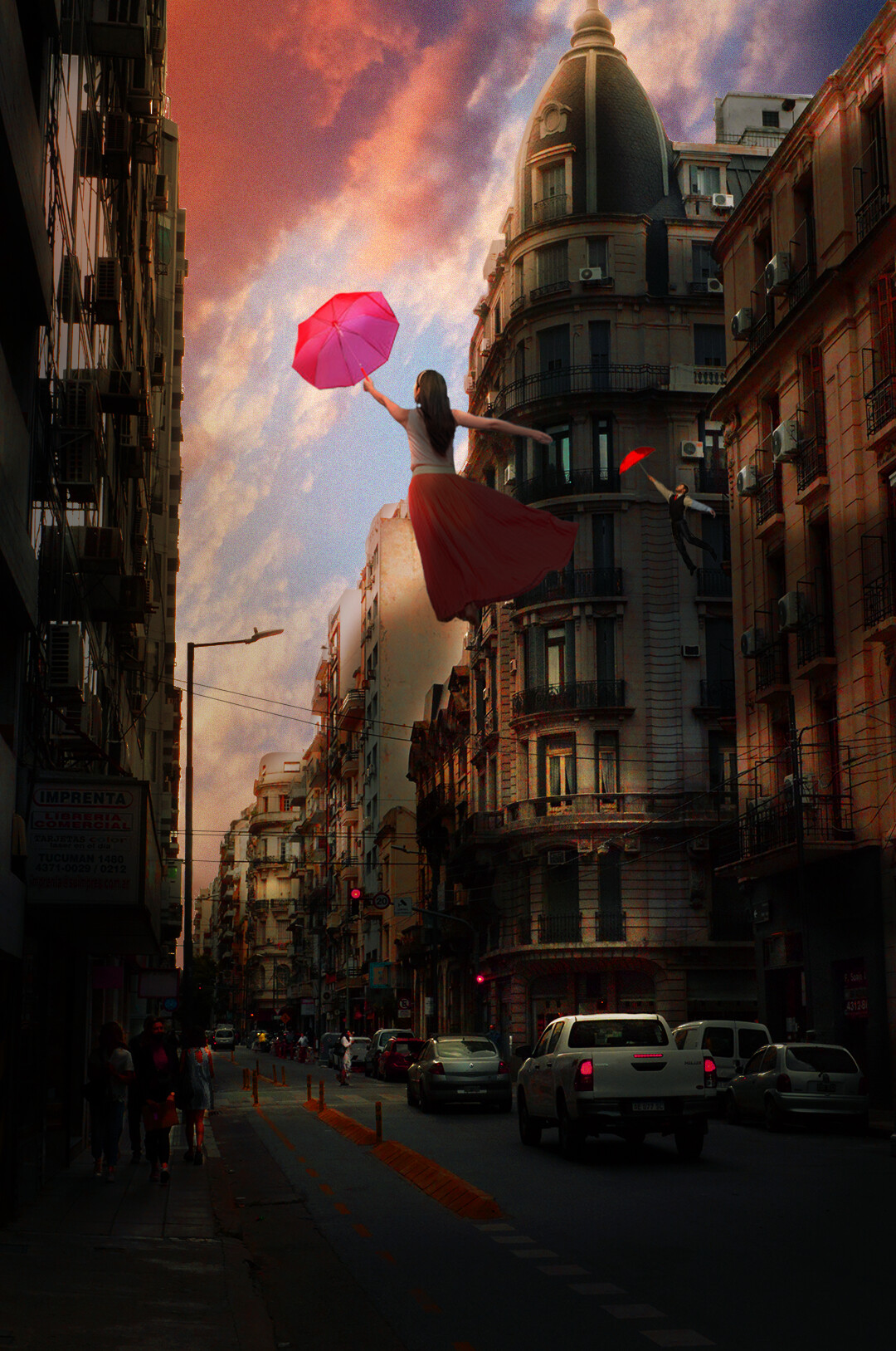 ArtStation - Mujer volando