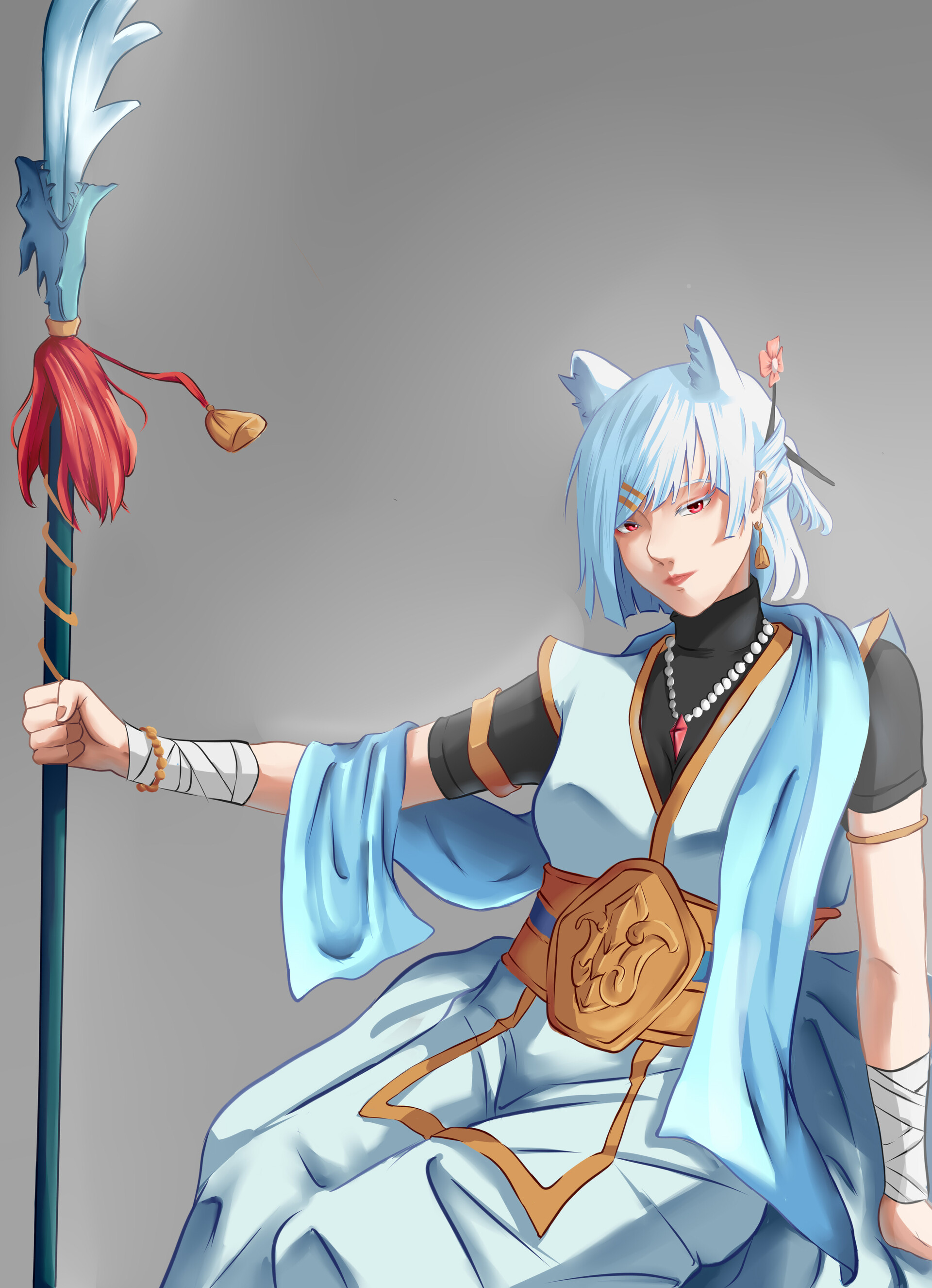 ArtStation - Bái māo (OC)