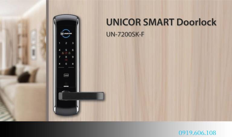 Khóa Cửa Thẻ Từ Unicor UN-7200SK-F Hàng Nhập Chính Hãng by Mia Lock ...