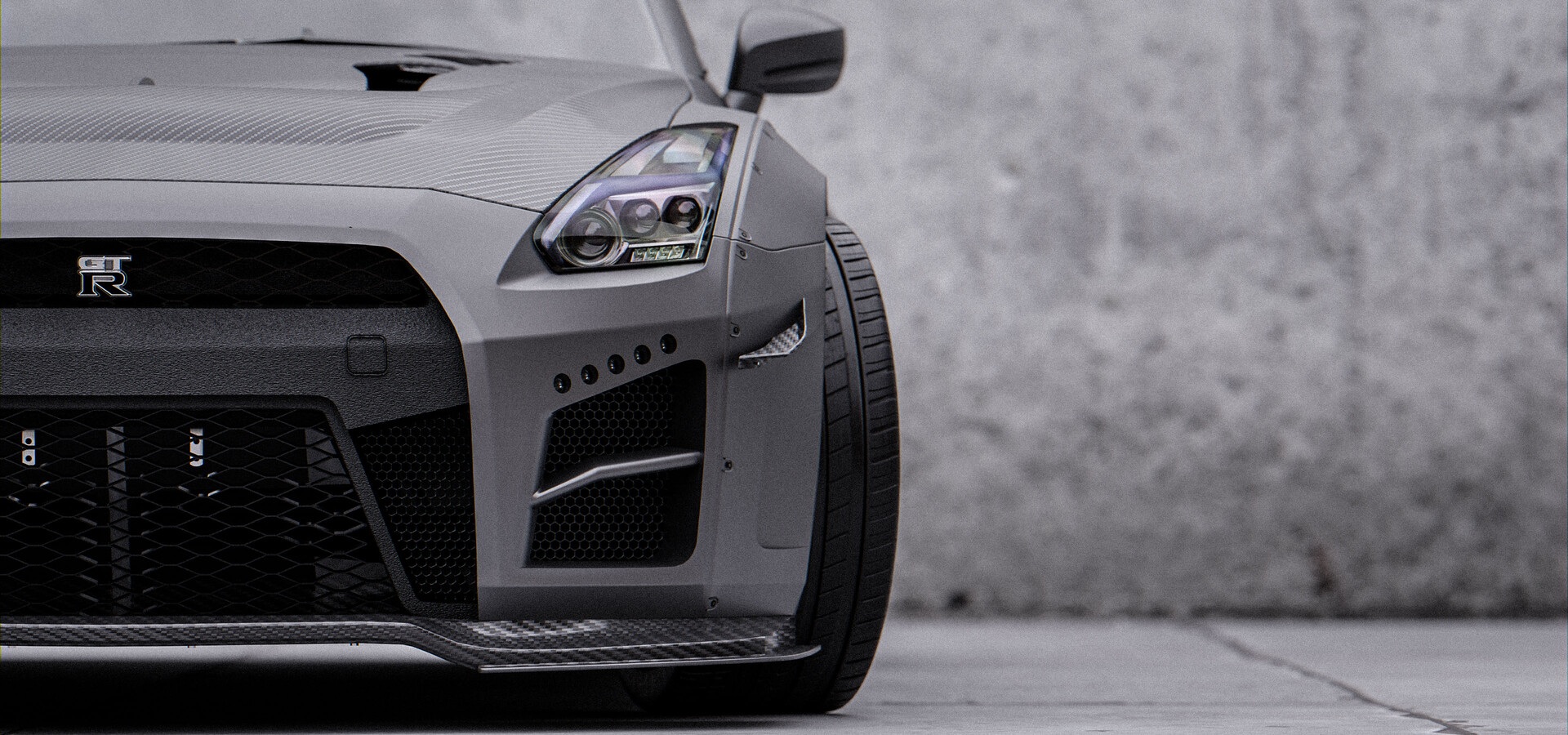 3DXNUT - Wide body beast GT-R