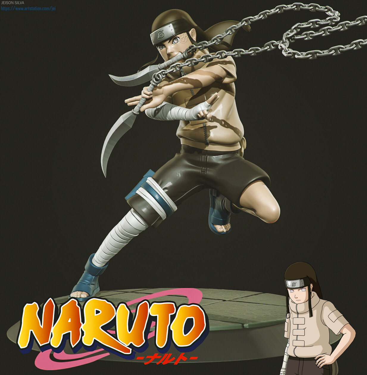 ArtStation - Neji Hyuga.