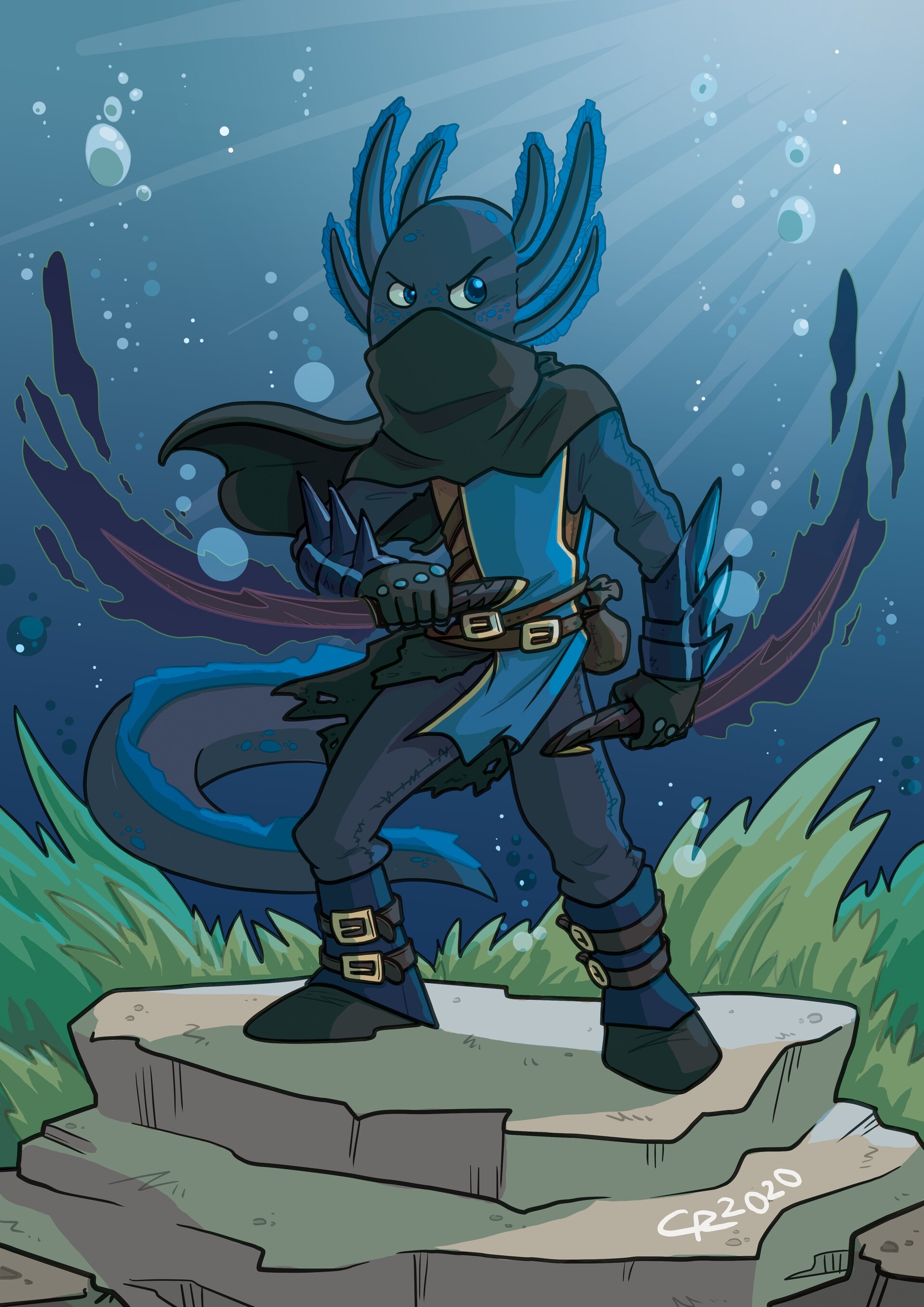 ArtStation - Axolotl thief