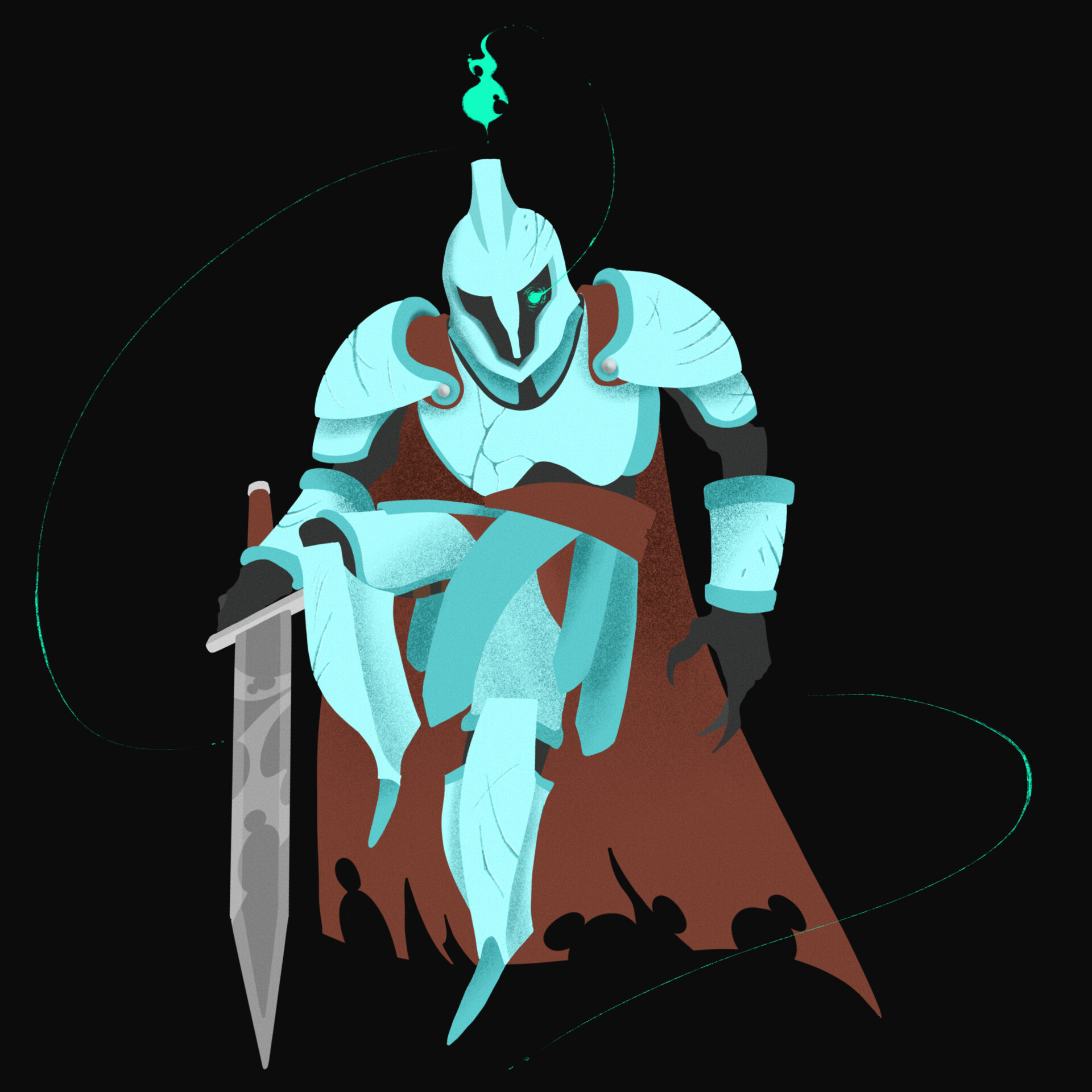 ArtStation - The knight and his ruler