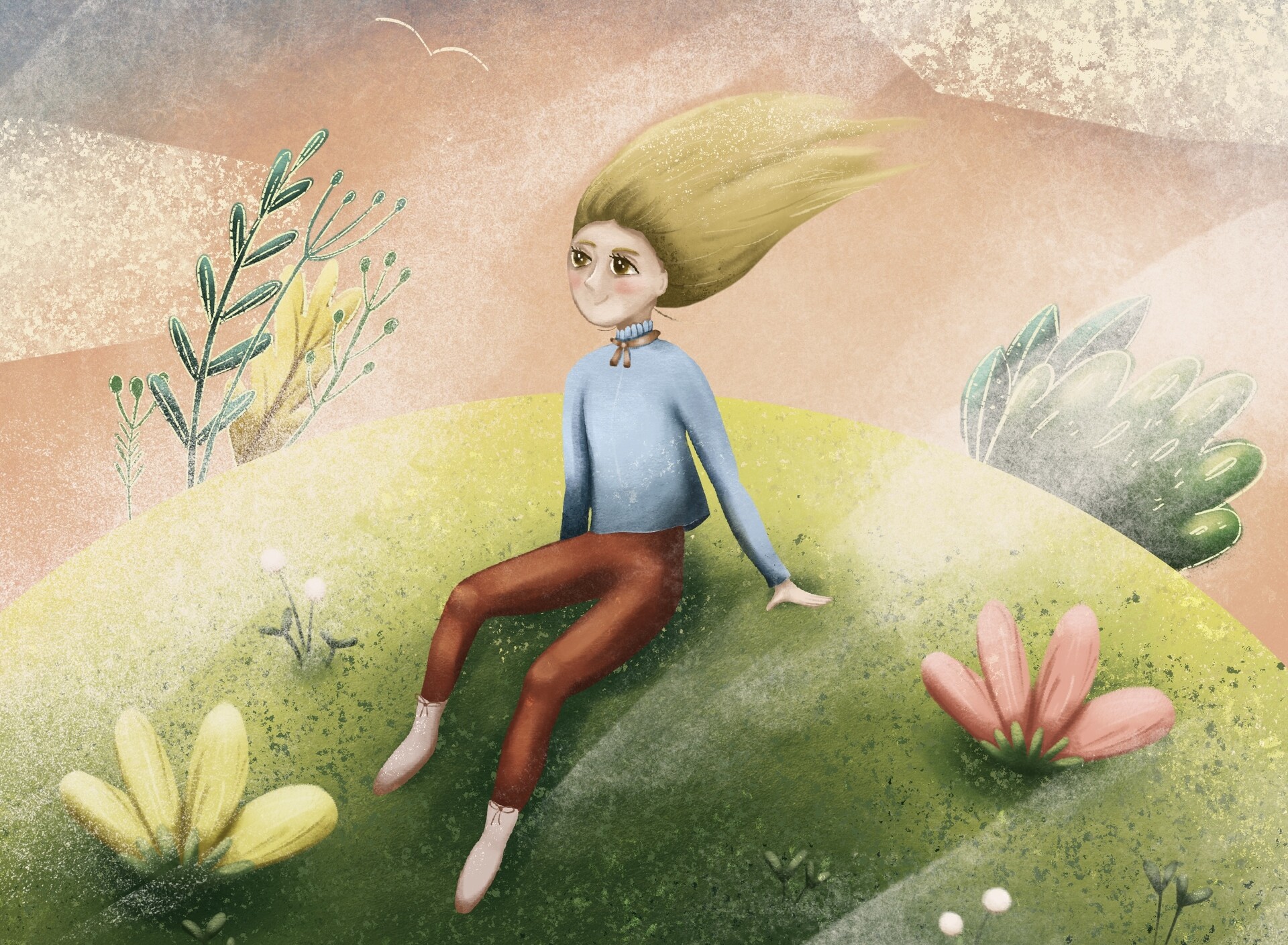 ArtStation - Dream girl illustration