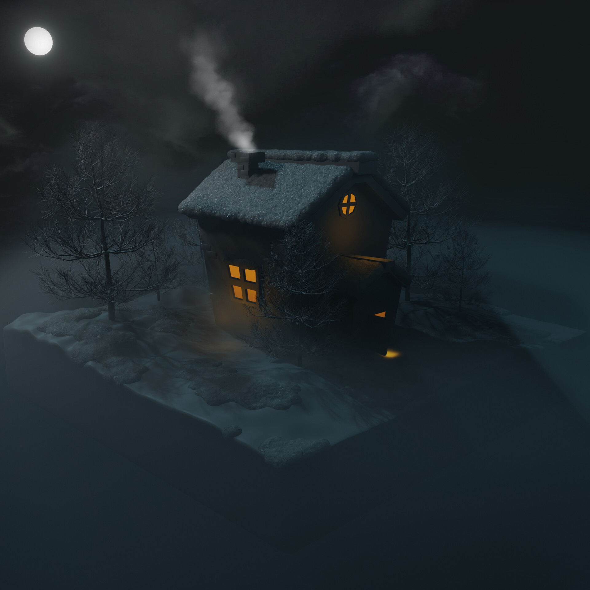 ArtStation - Snow house