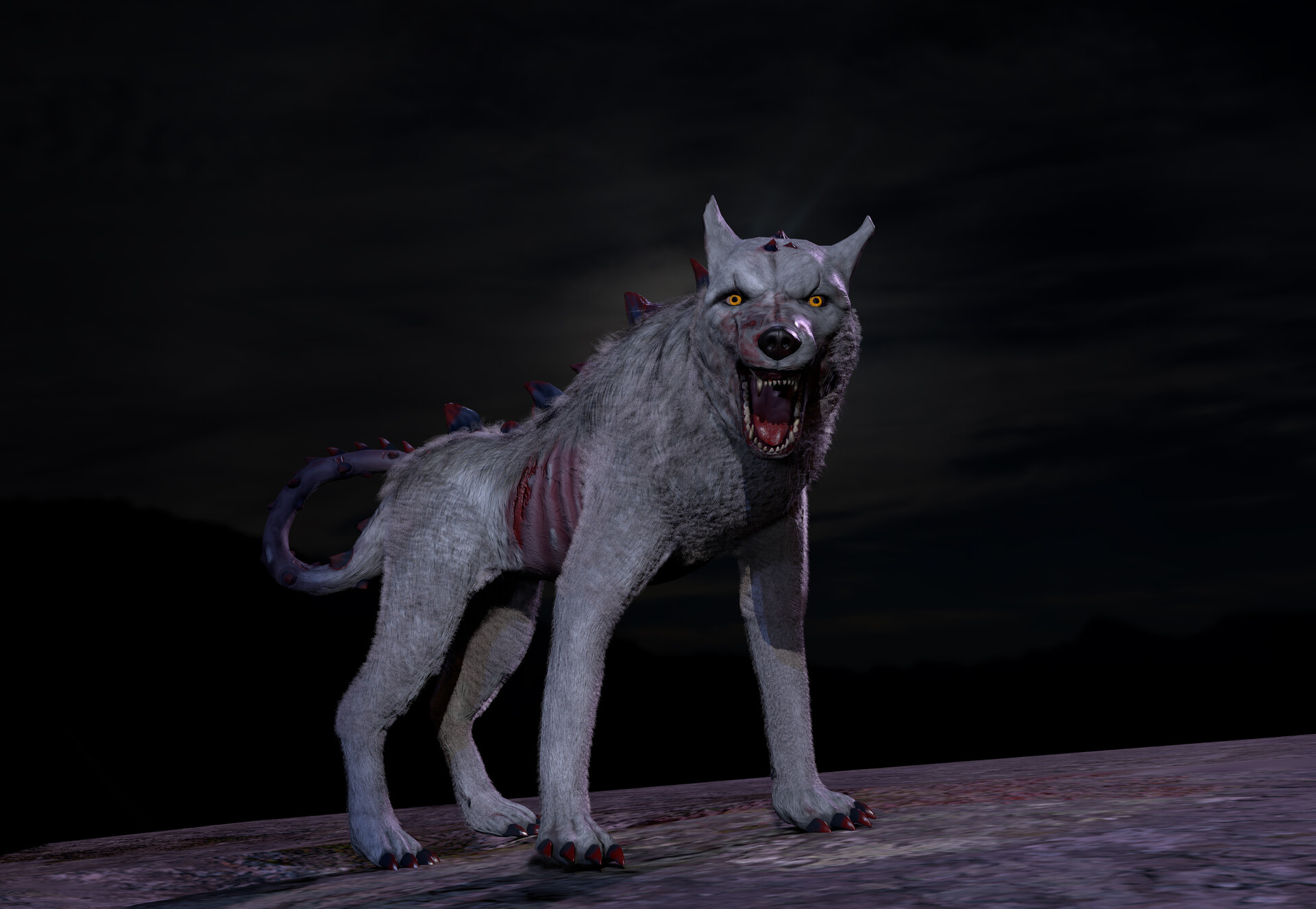 ArtStation - Creature (Wolf)