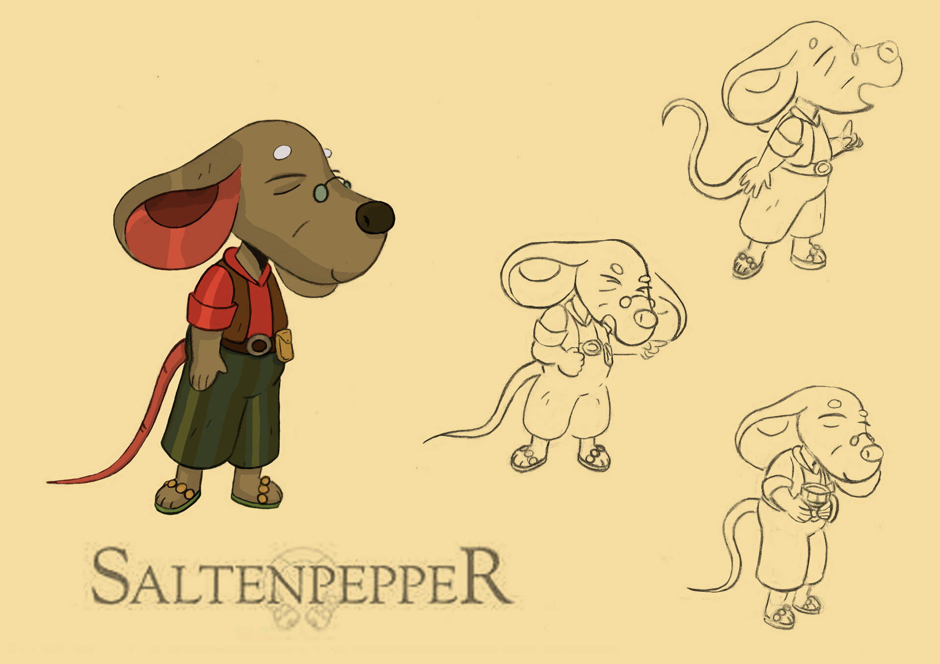 ArtStation - Saltenpepper - Character Design Exercice