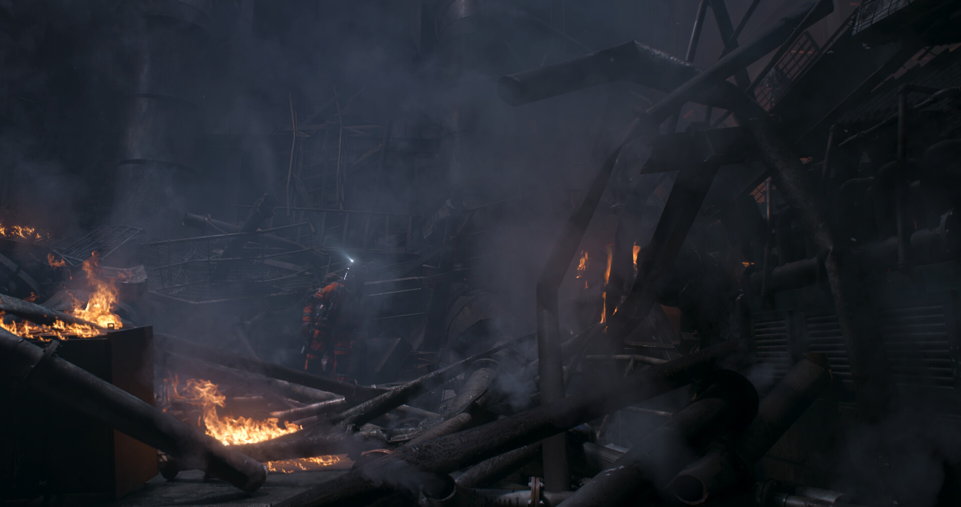 ArtStation - The Rescue. Compositing work - 2021.