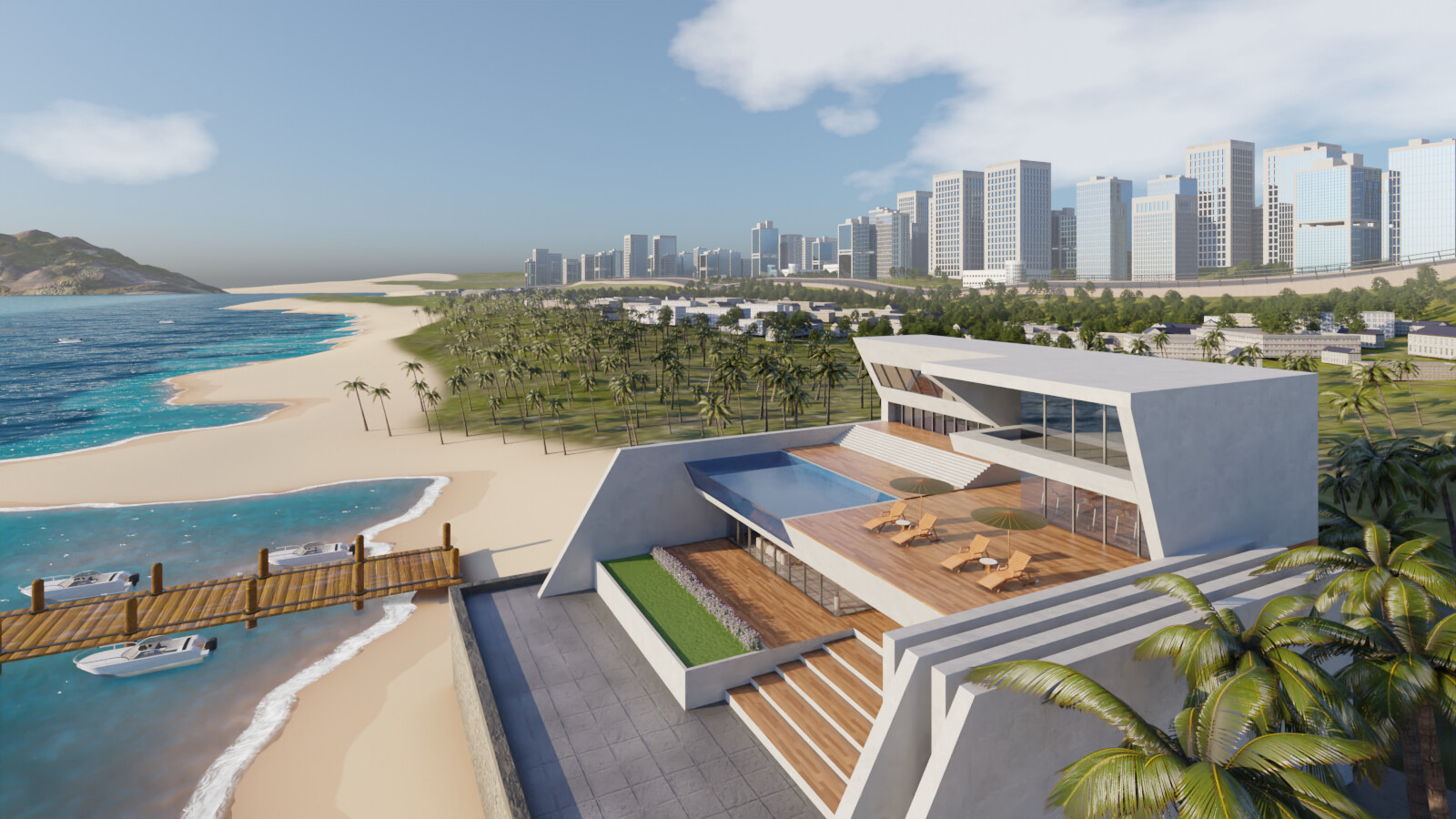 ArtStation - The Beach Villa