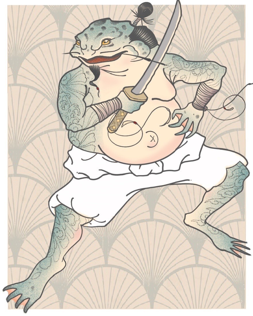 ArtStation - Ronin Frog