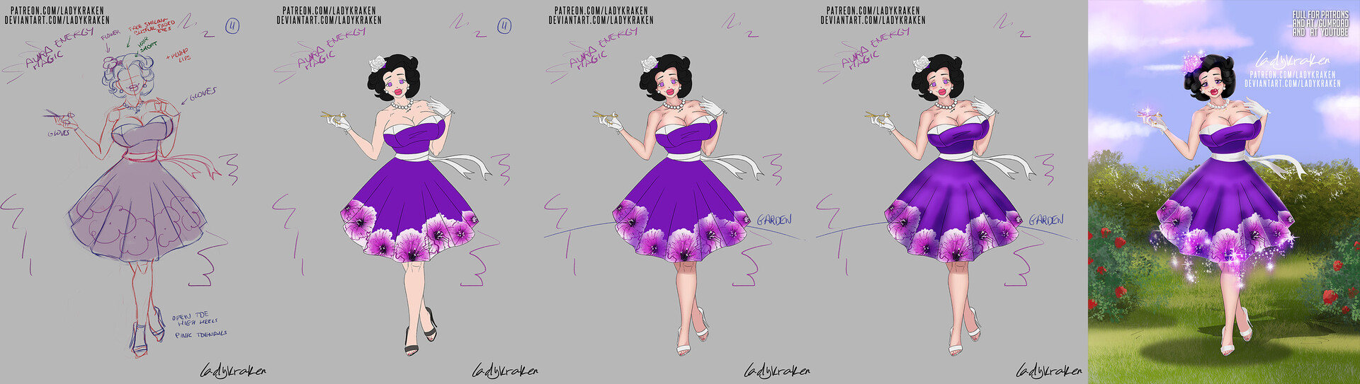 LadyKraken Commissions OPEN - [4] Sora TF StepfordWife - Commission