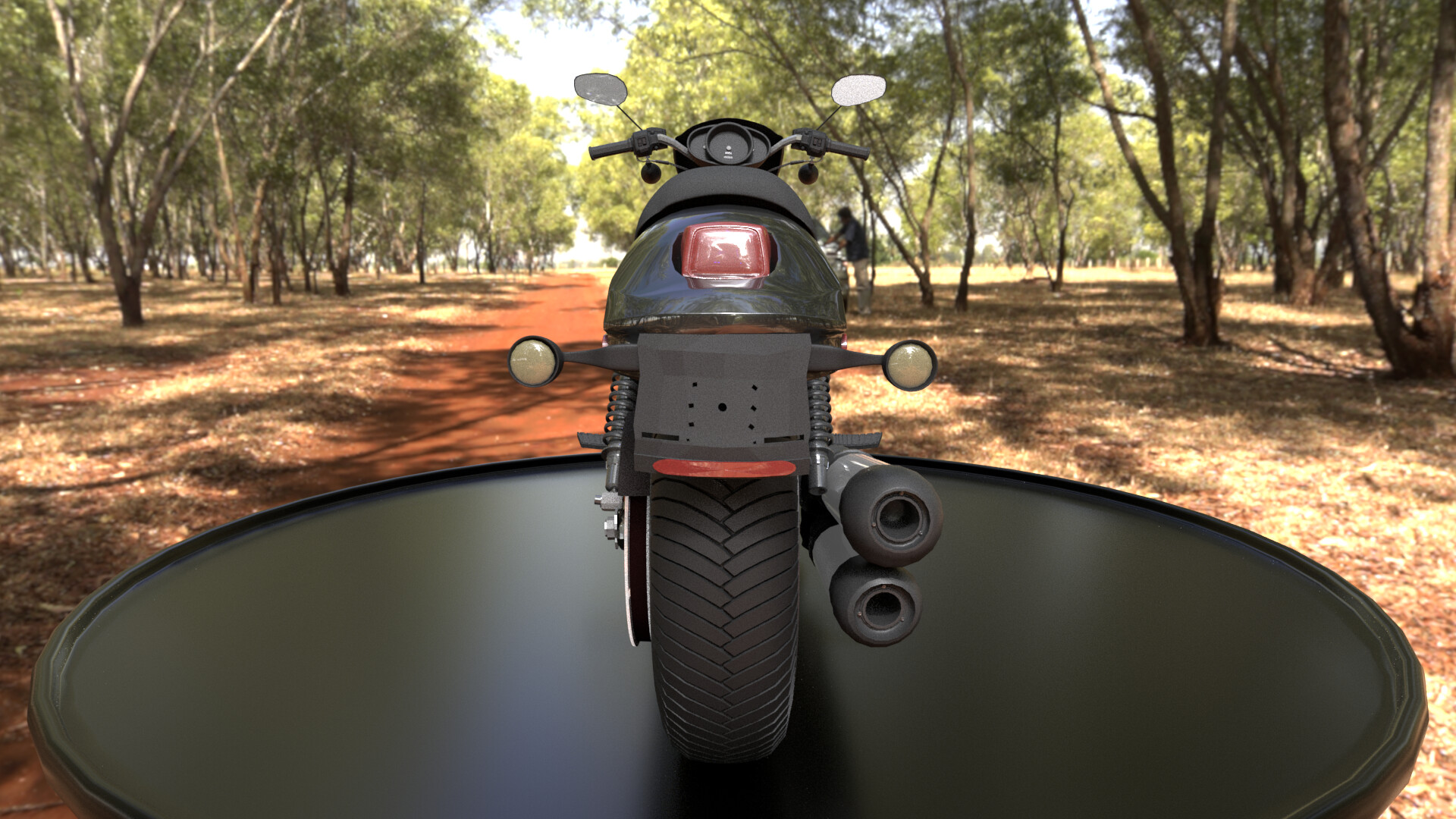 Flavia Thomas TzA - Harley Davidson MotorCycle TsA