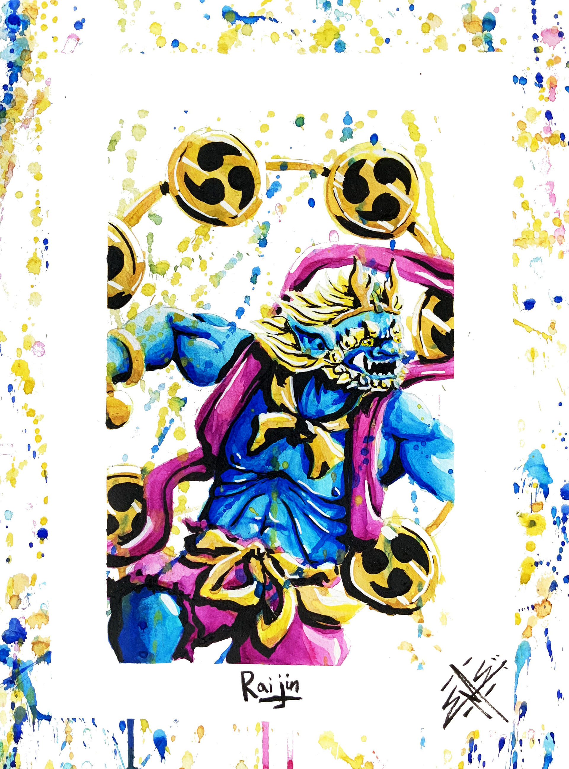 ArtStation - Raijin, God of Thunder