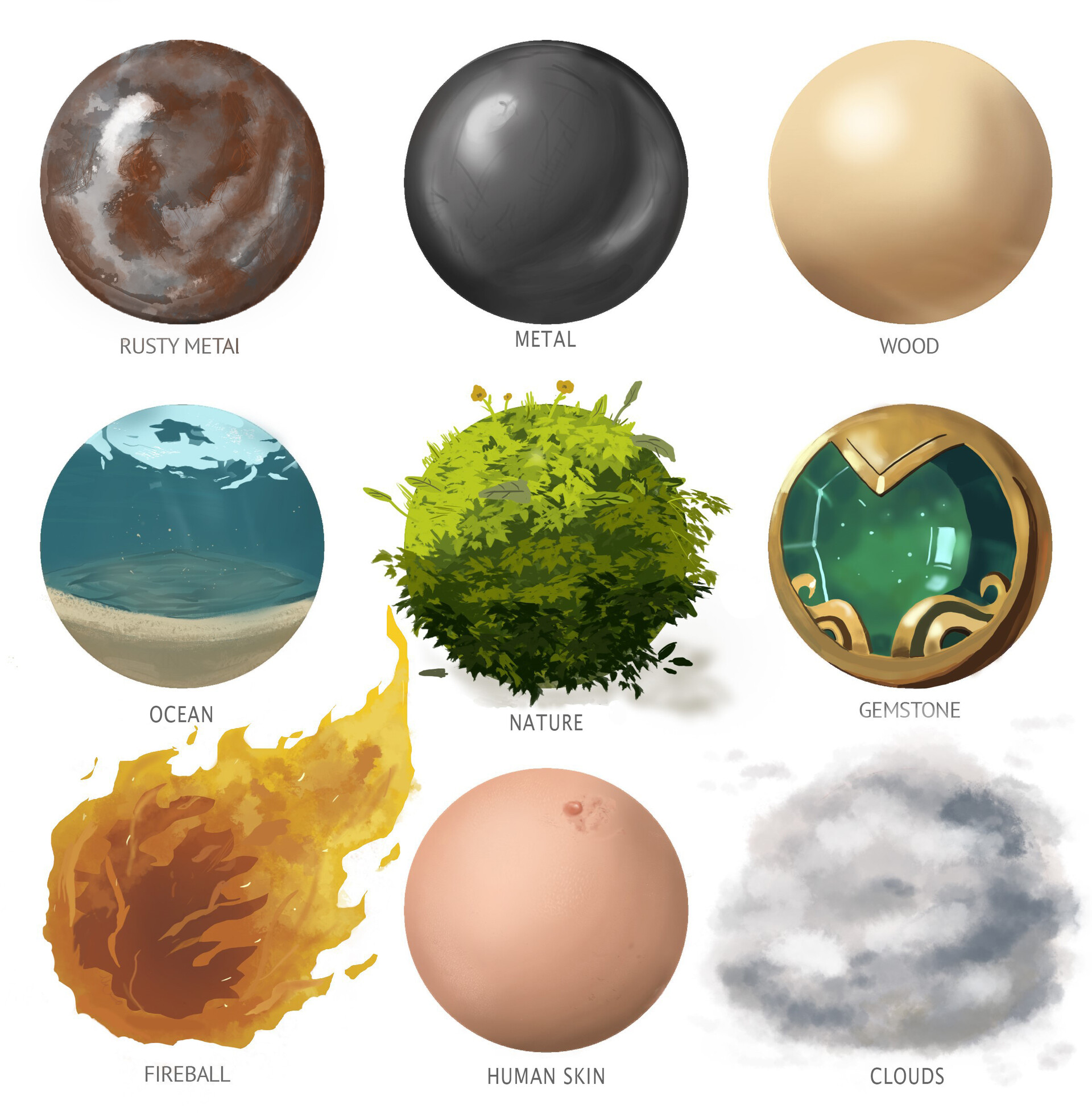 ArtStation - Material Study