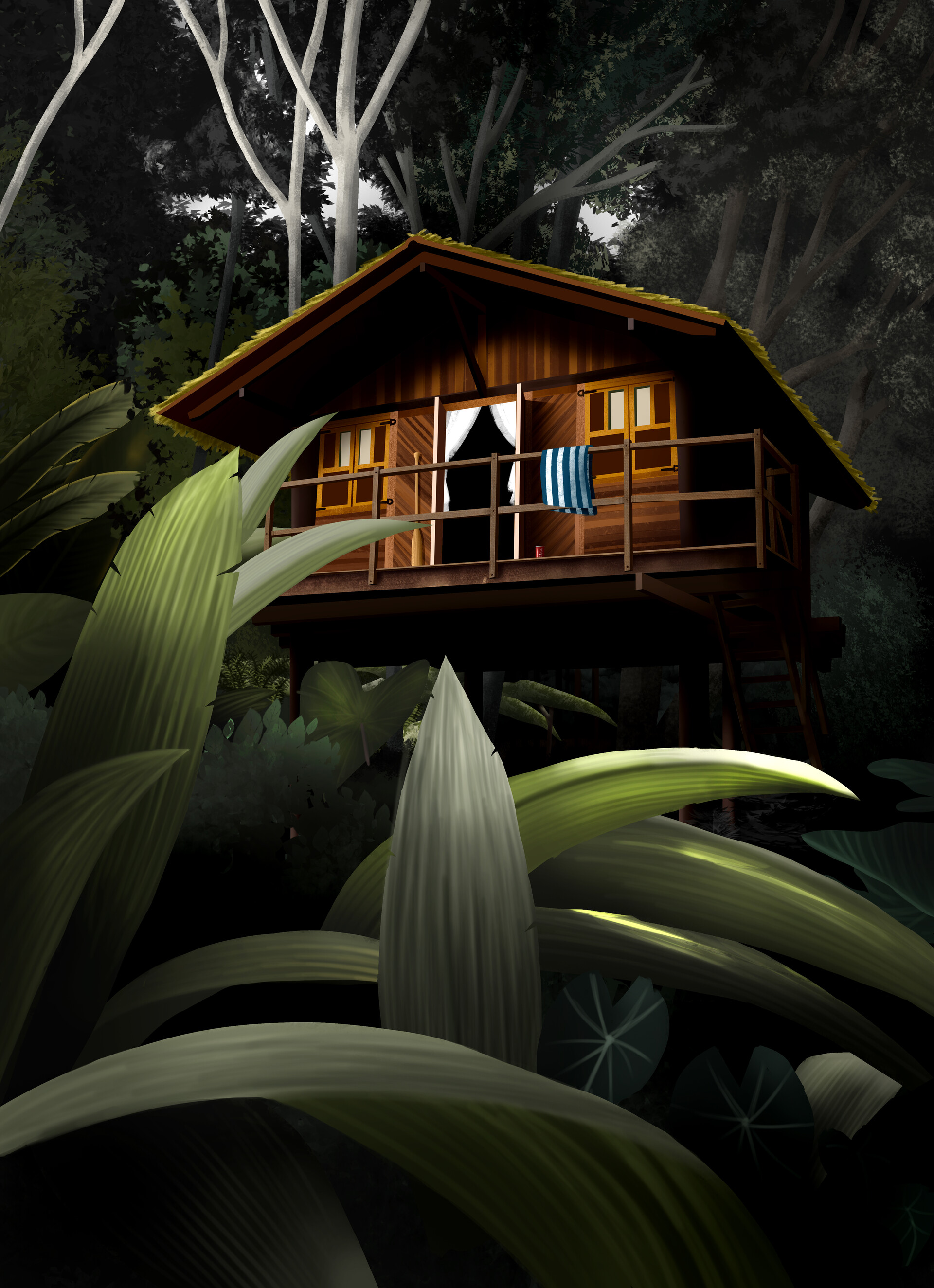 ArtStation - Dead Island Jungle Hut
