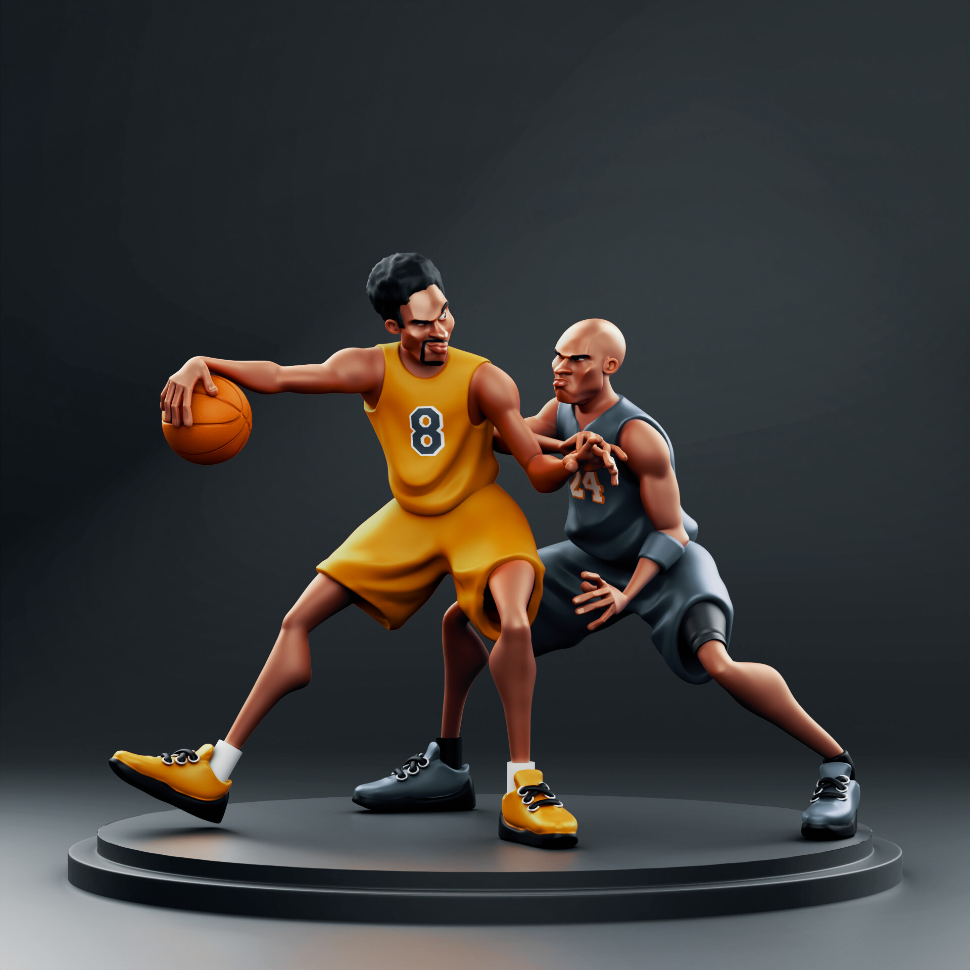 ArtStation - Frobe vs Black Mamba