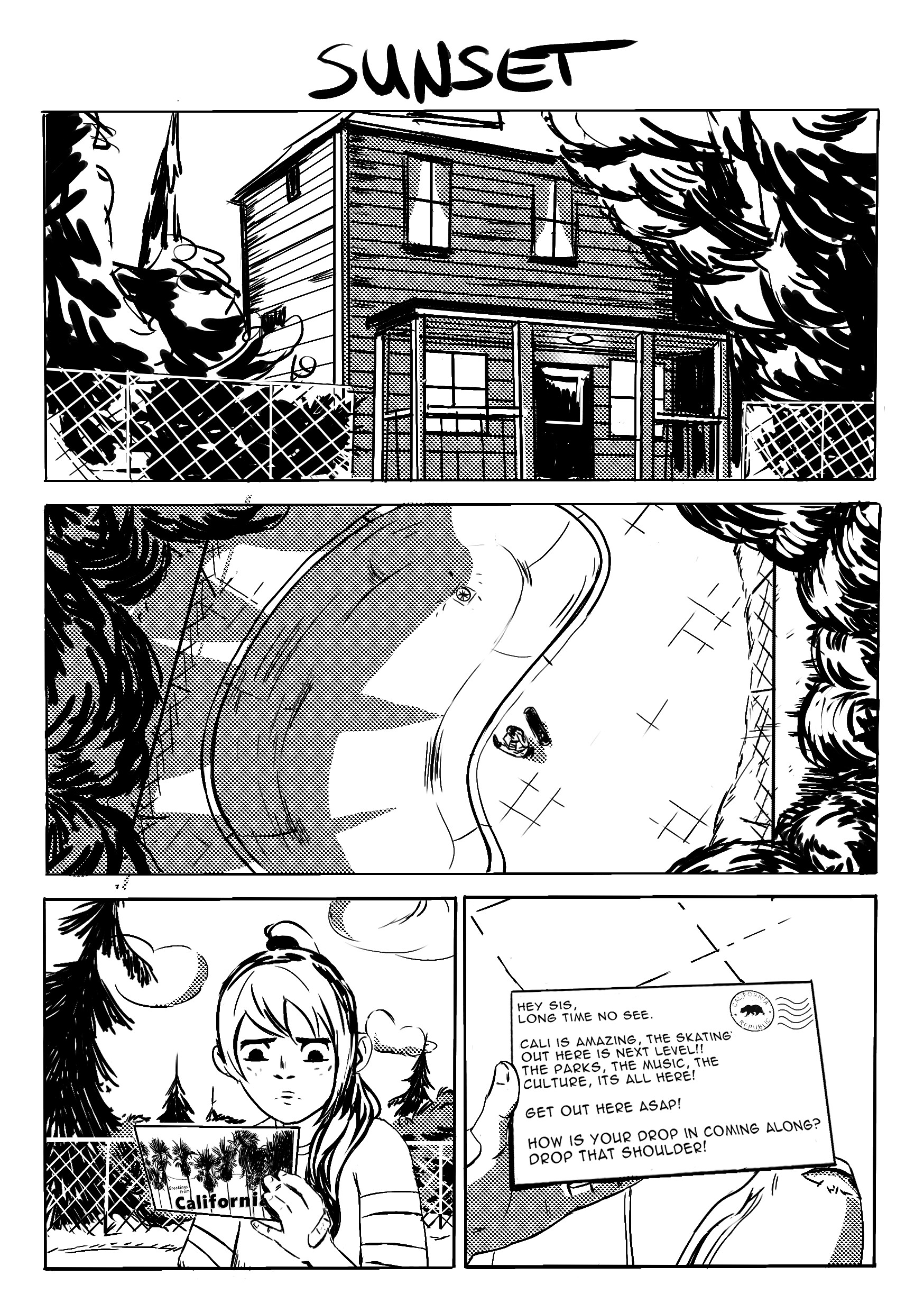 ArtStation - Sunset Comic