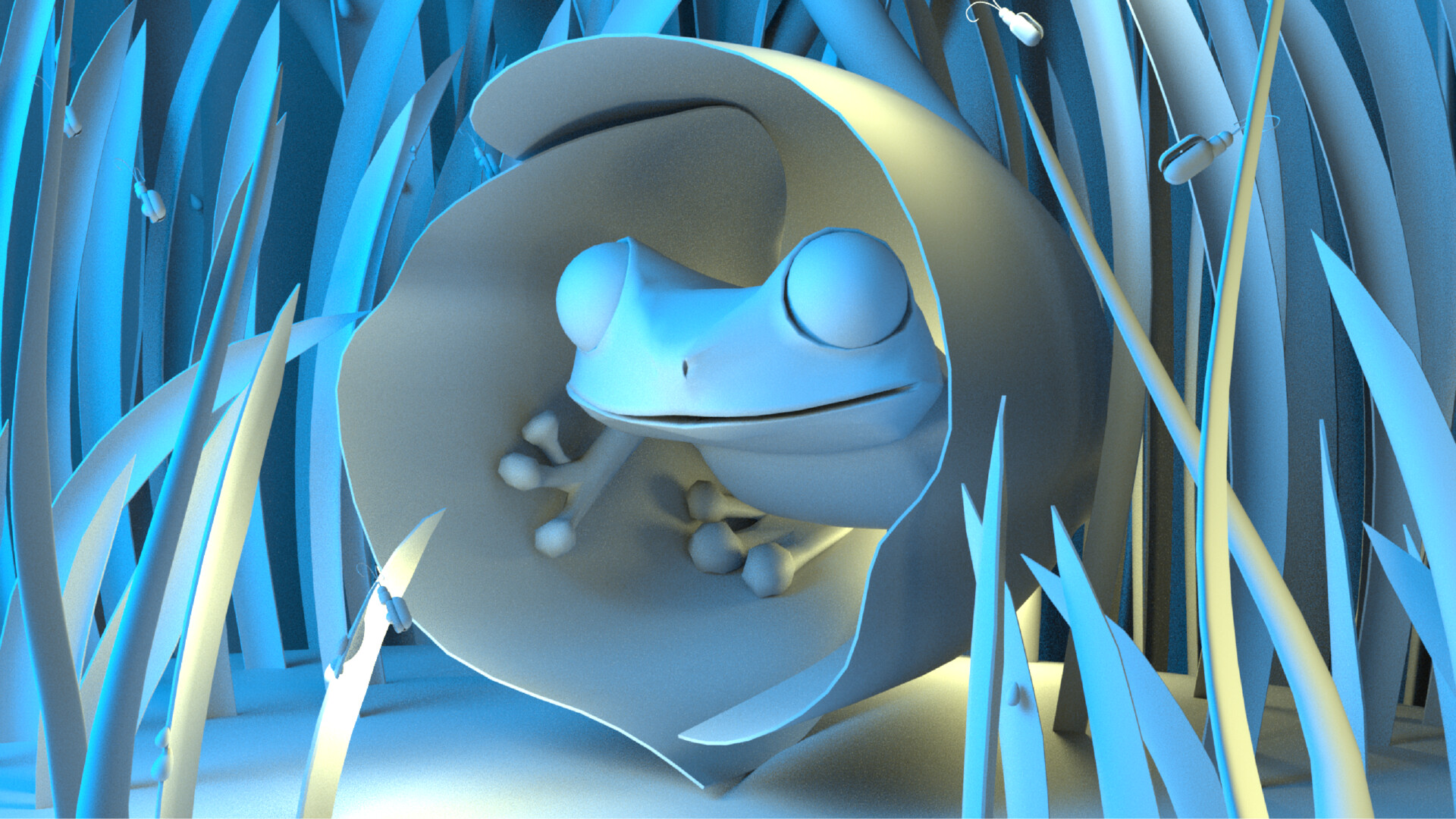 coqui frog animation