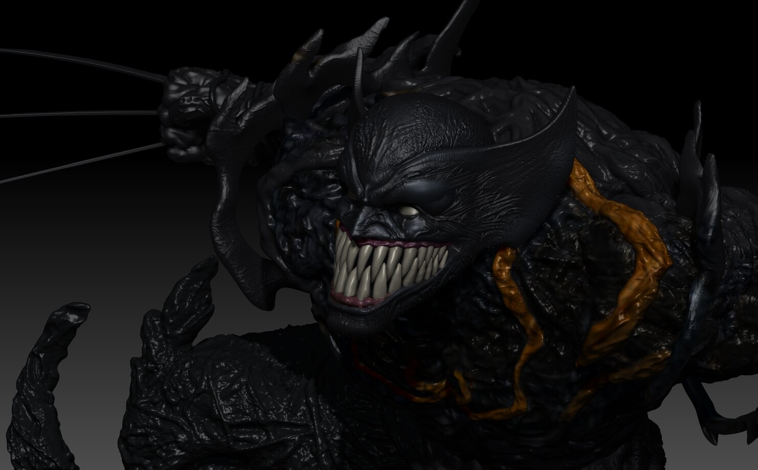 ArtStation - Wolverine Venomized