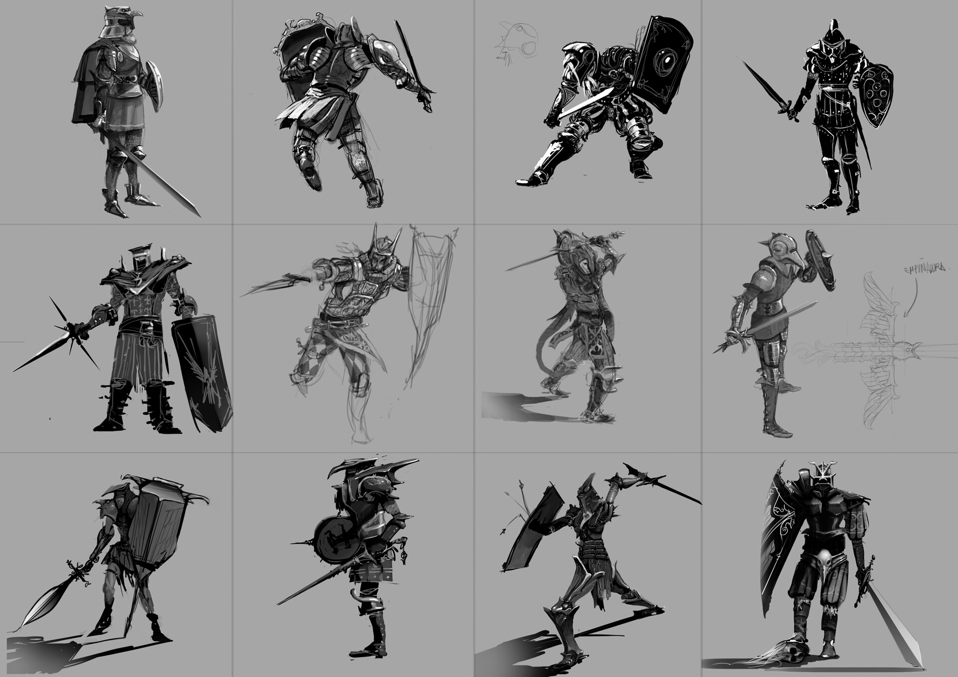 David Güell - SKARA: THE BLADE REMAINS CARACTER DESIGN (DURNO)