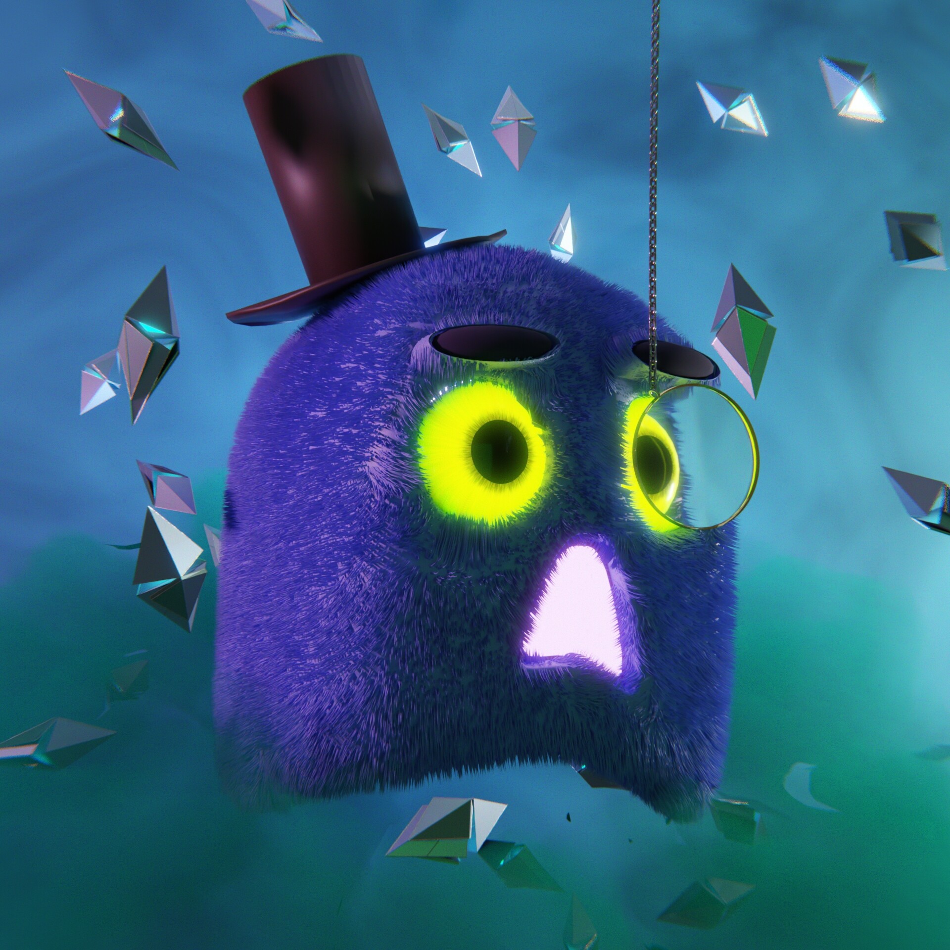 ArtStation - NFT pac man Ghost