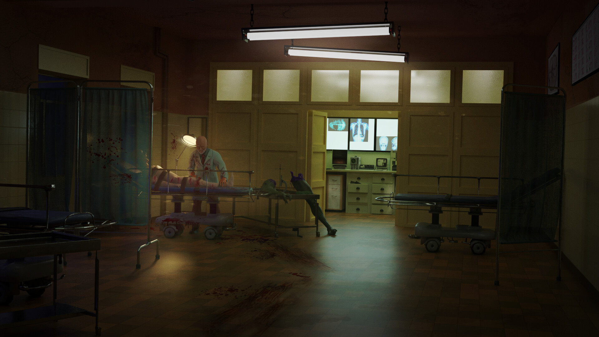 ArtStation - Screaming Behind the Curtain