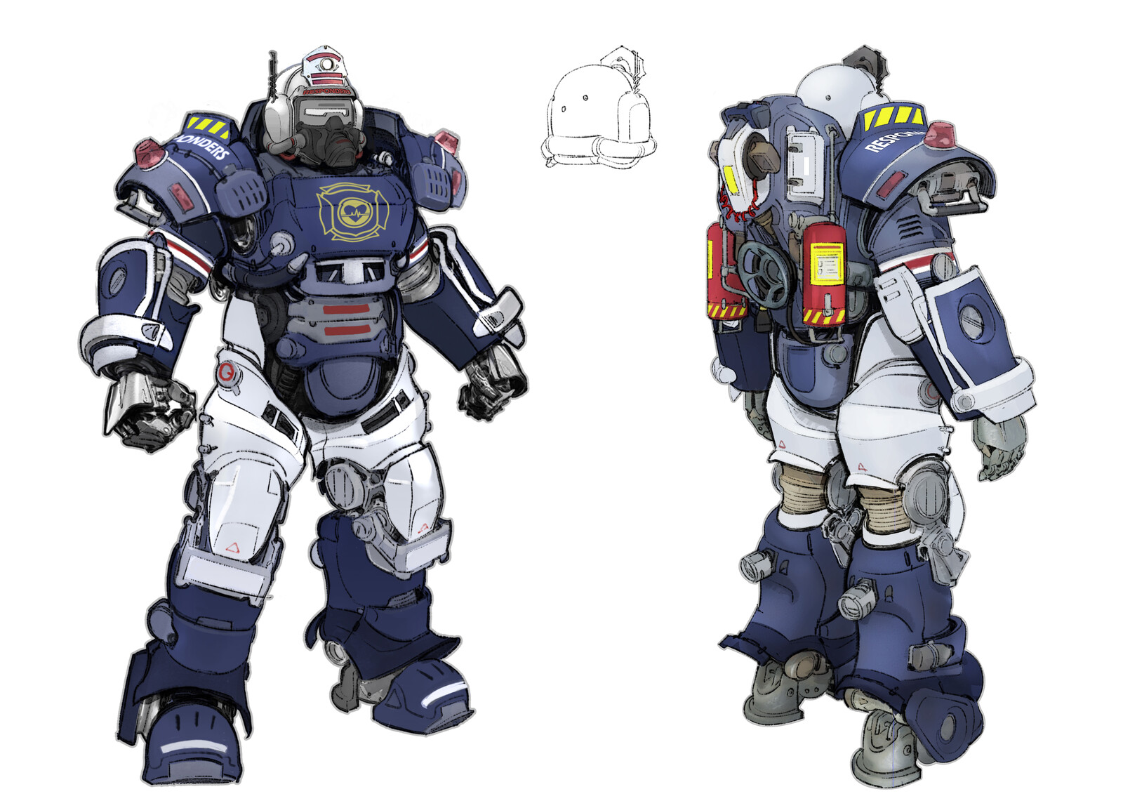 Chris Ortega - Fallout 76 Power Armor Concepts