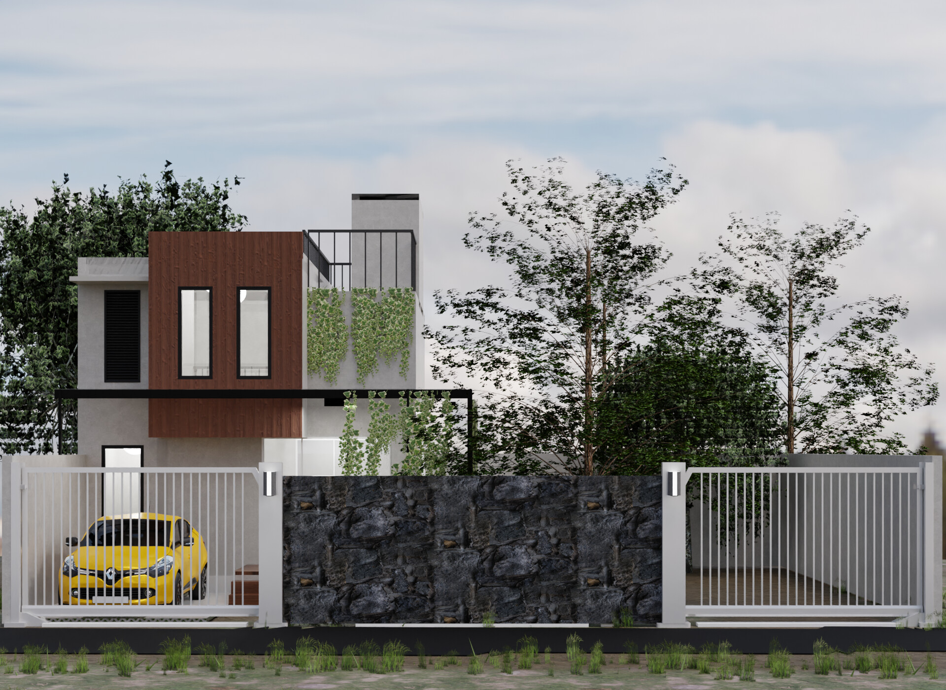 ArtStation - Simple Industrial House 36/98