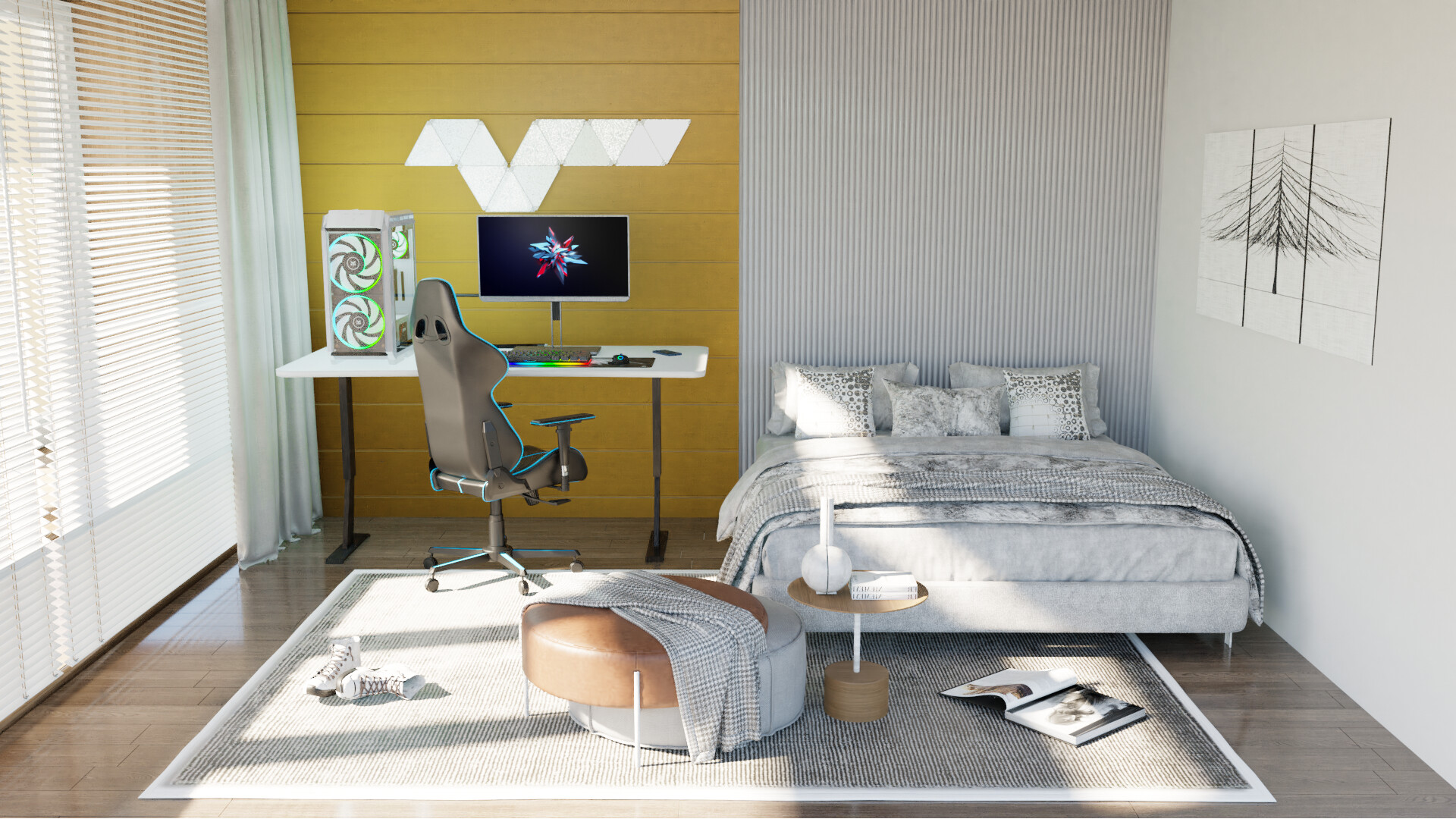 ArtStation - Room With Gaming setup