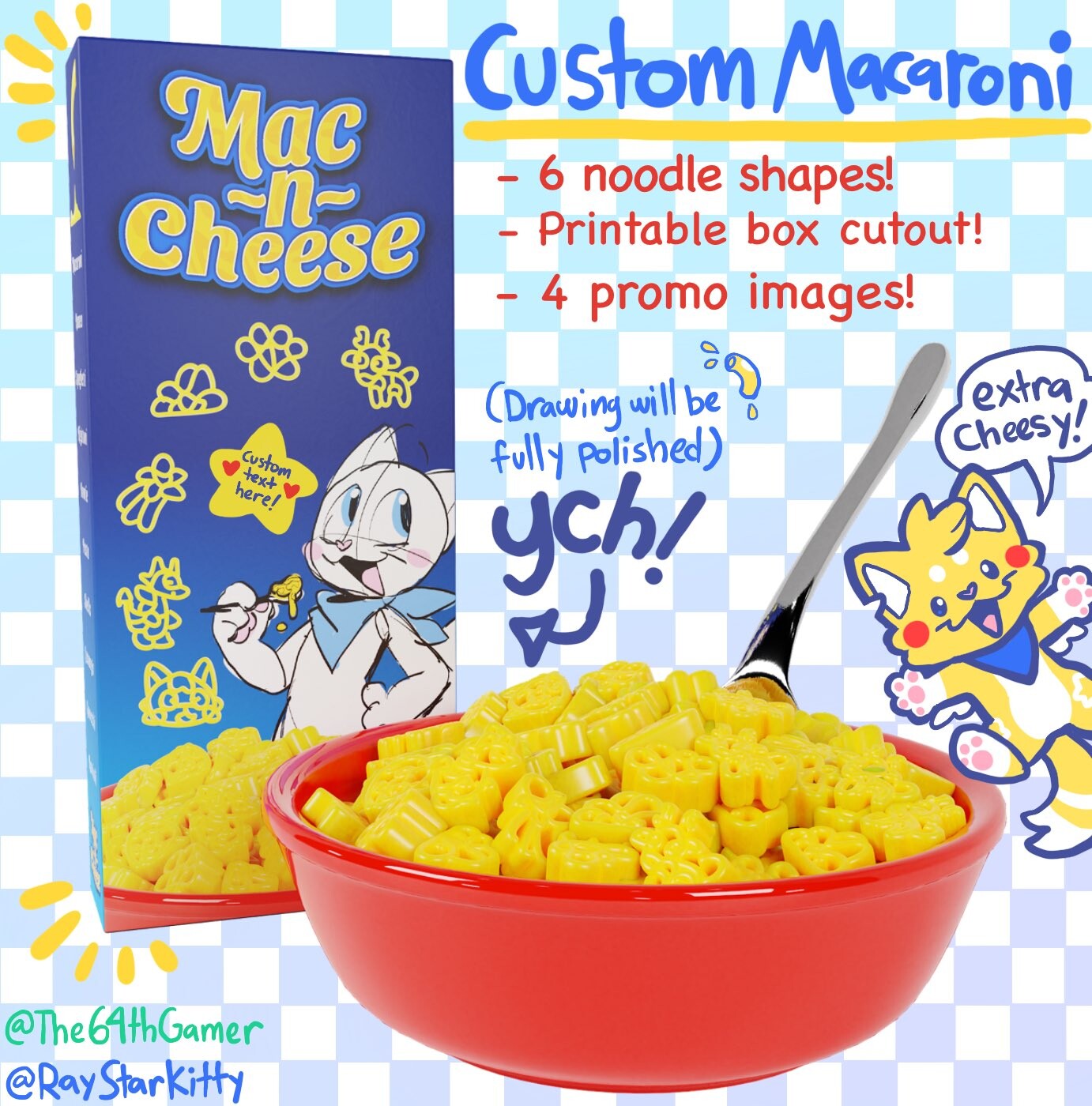 ArtStation - The64thGamer Macaroni Collaboration Commission