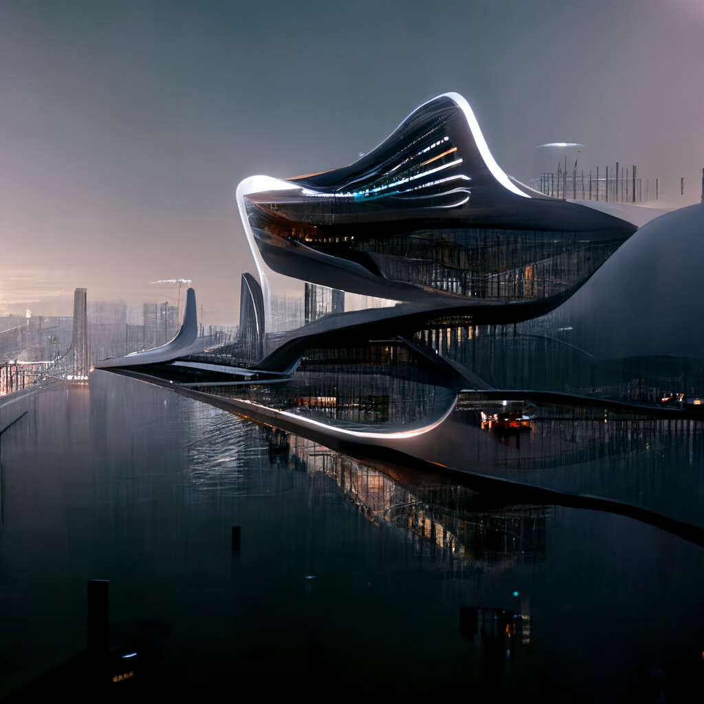 ArtStation - AI generated future metropolis