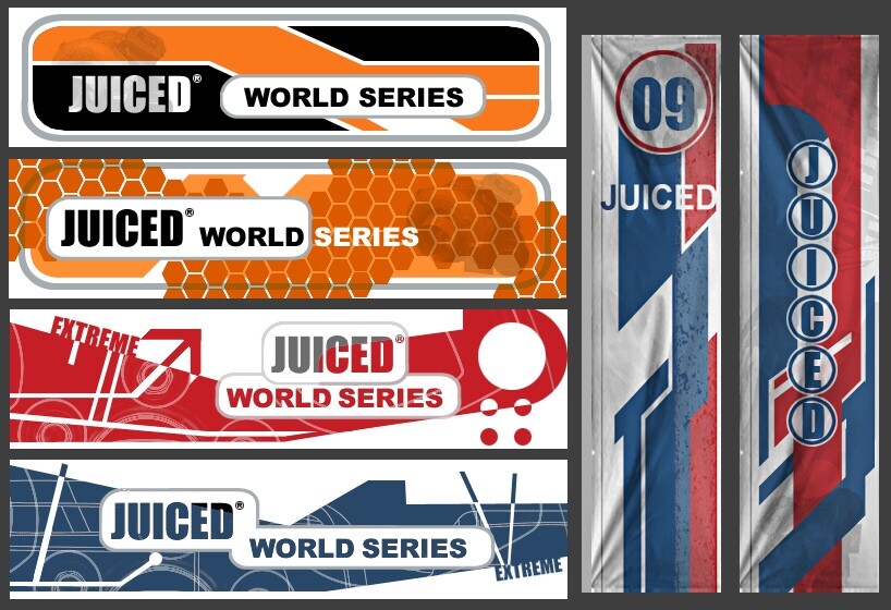 Adrian Page - Race track banners