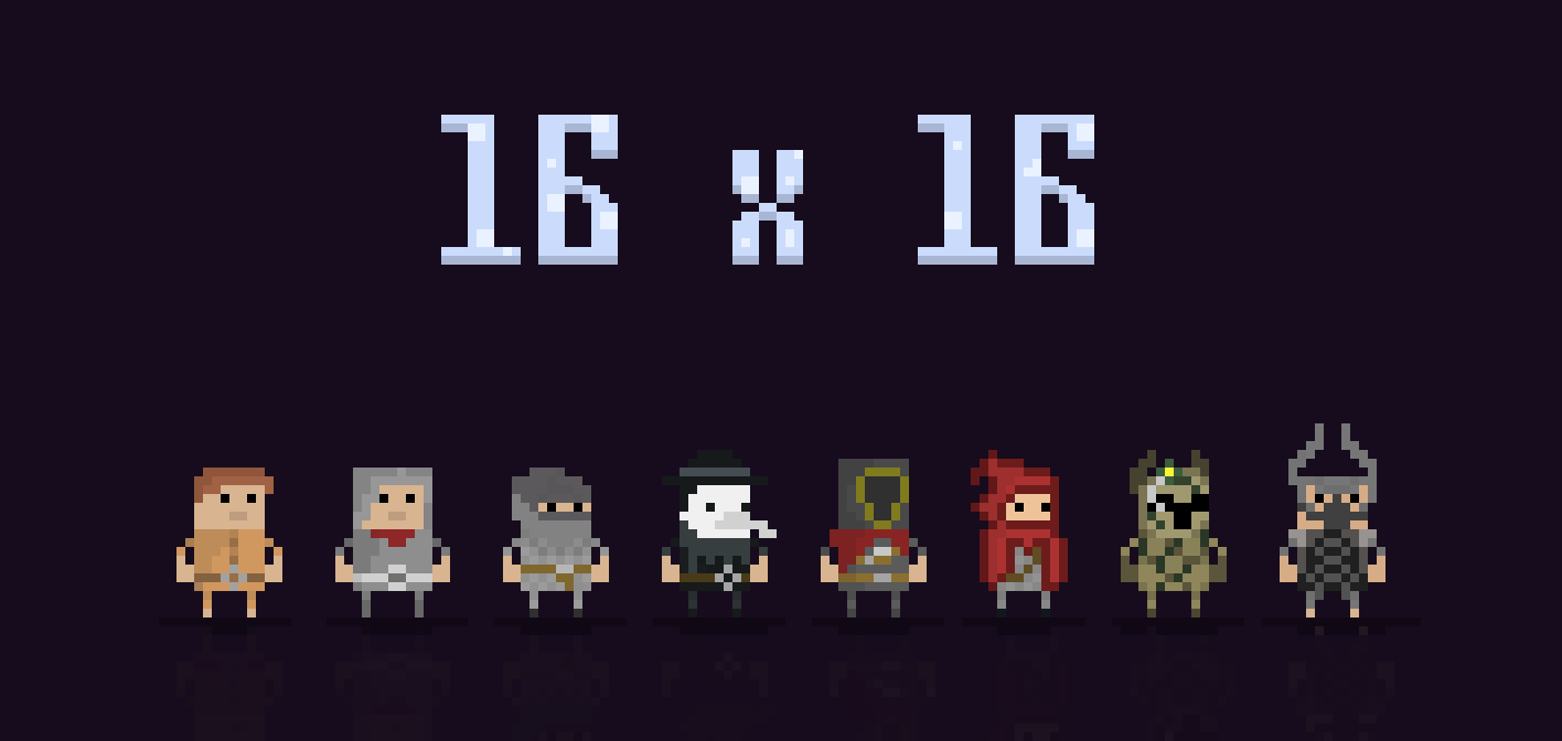ArtStation - Pixel art l 16 x 16