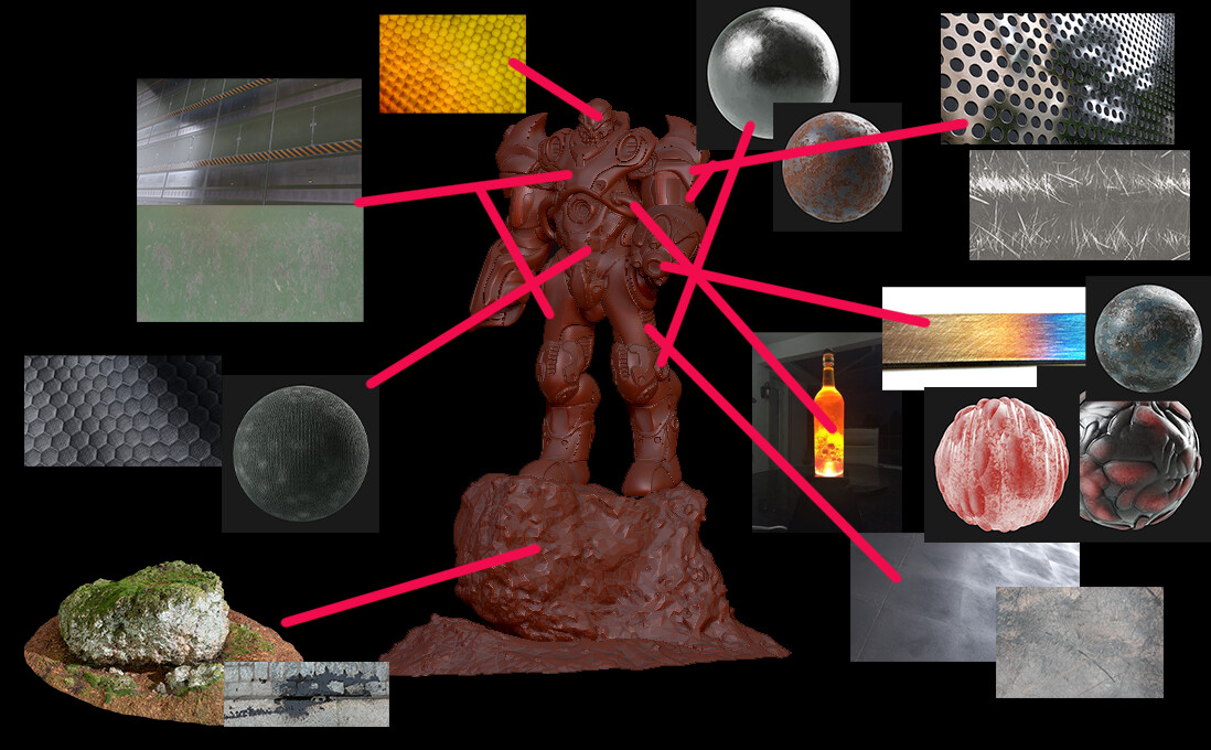 Anvith Vonna - Cthulhu Mech Concept with PBR Manufactured Materials for ...