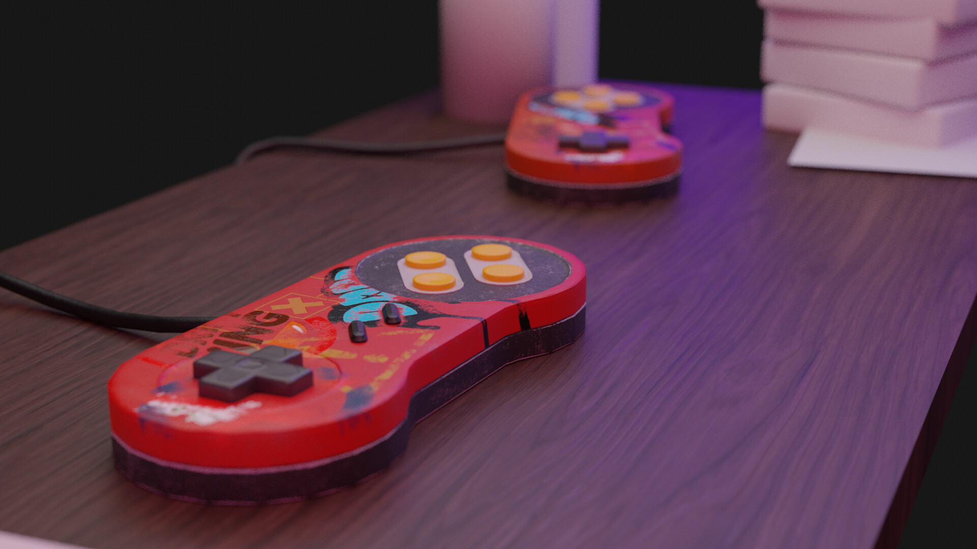 ArtStation - Controle SNES