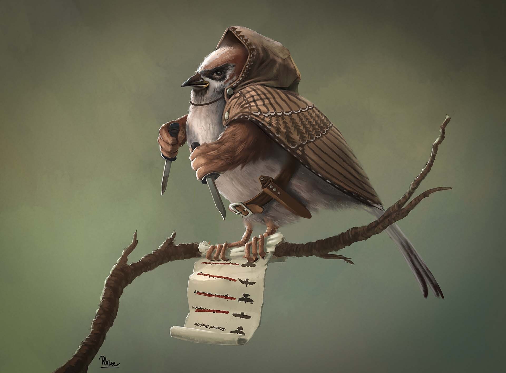 ArtStation - The Sparrow Assasin