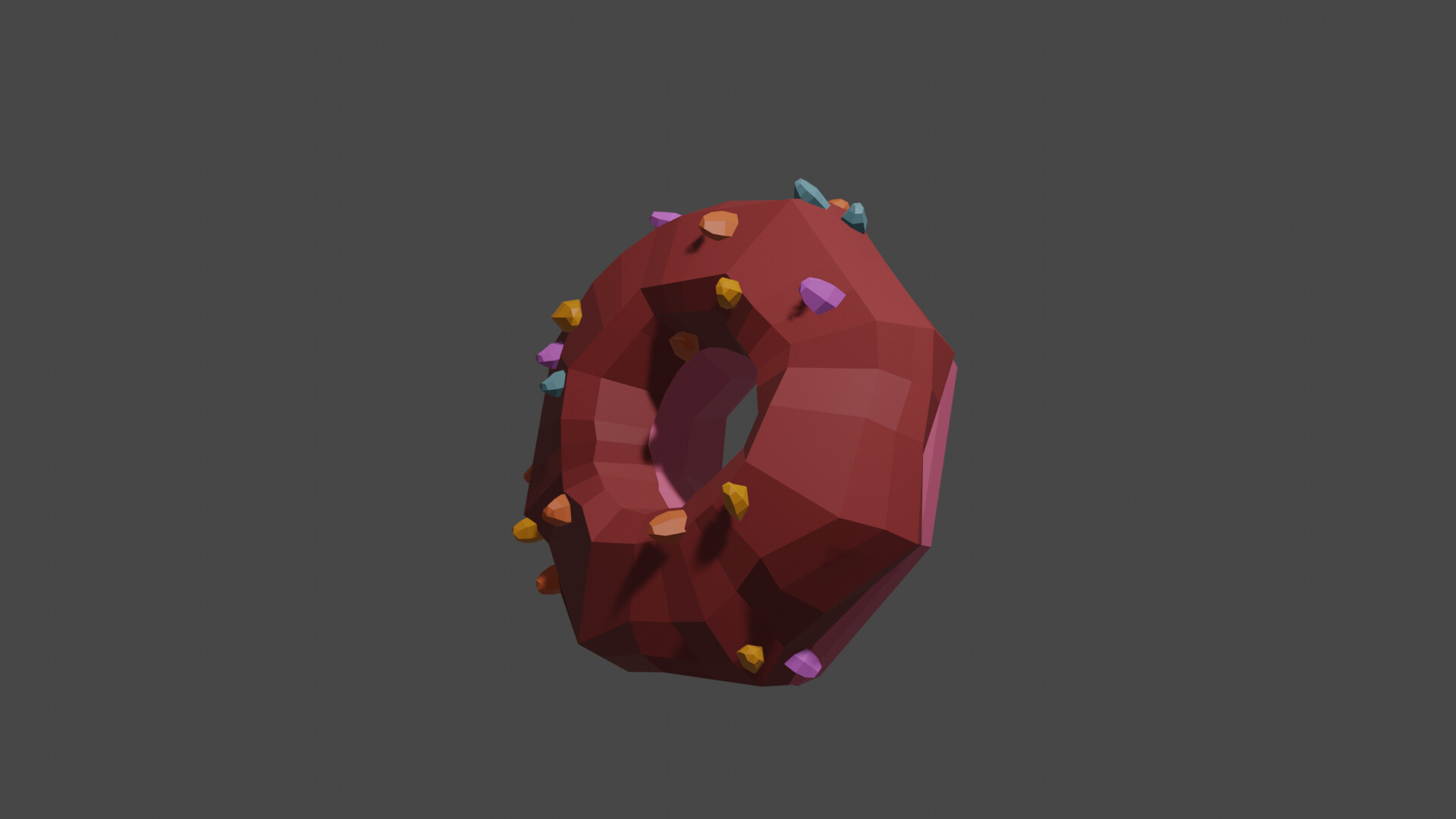 ArtStation - Low Poly Donuts