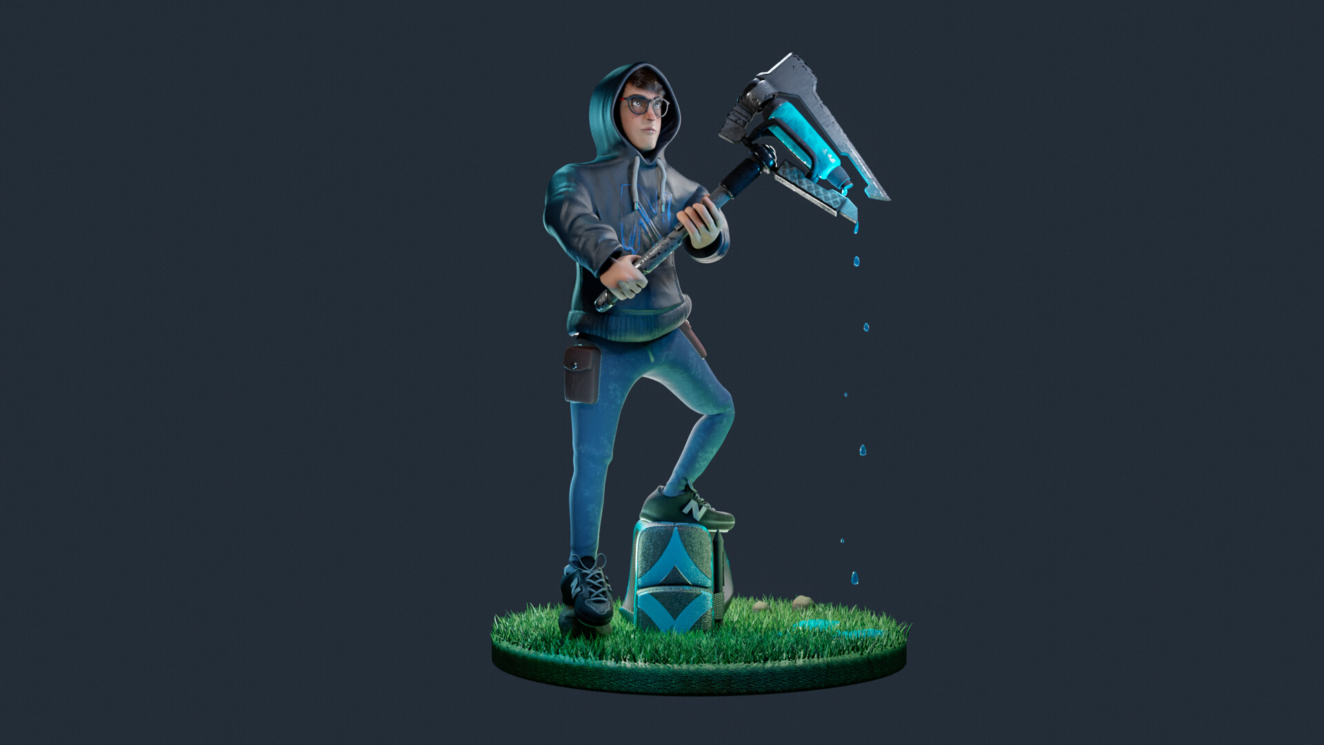 ArtStation - Fortnite RTX MN1 skin