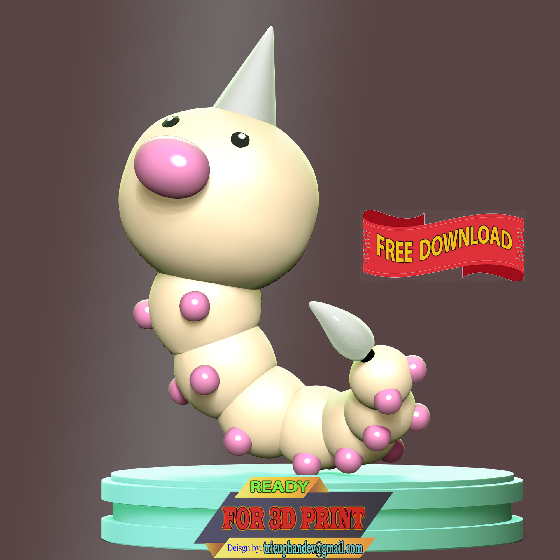 ArtStation - Weedle - Pokemon Go